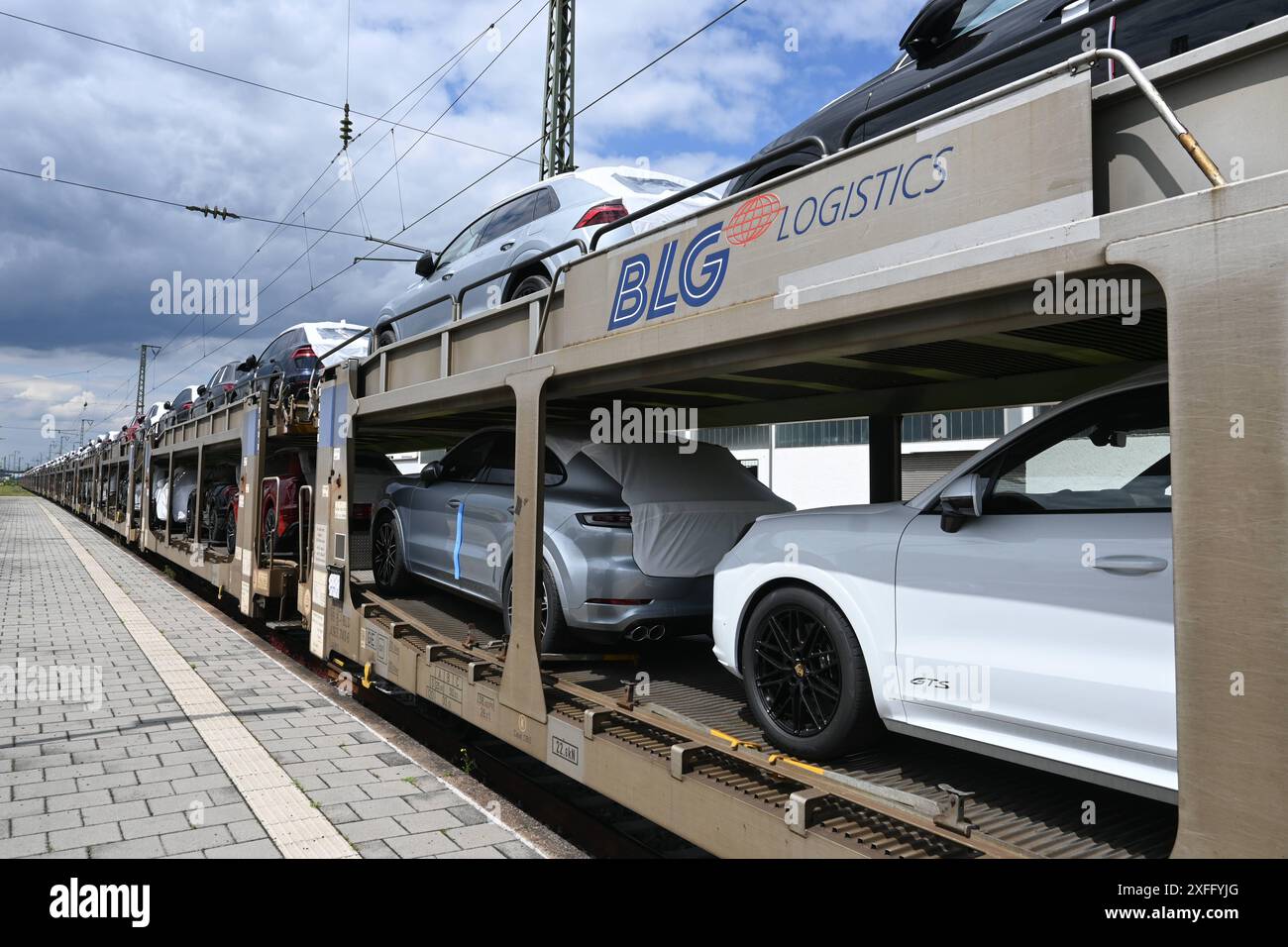 BLG Autorail GmbH, Auto-Zug bzw Bahn PKW-Transporte von Neuwagen der ...