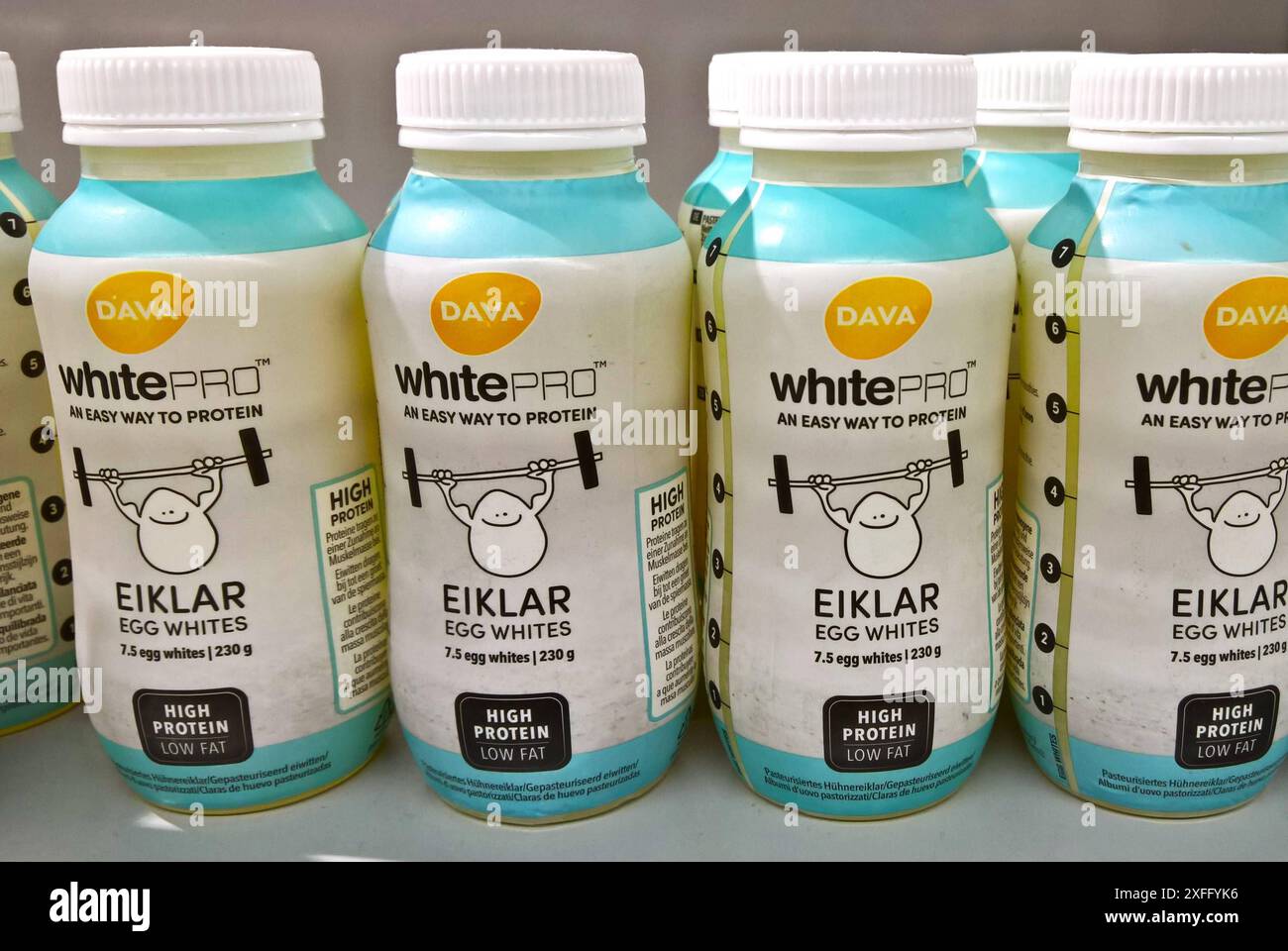 Dava White Pro - Protein, flüssiges Eiklar aus der Plastikflasche ...