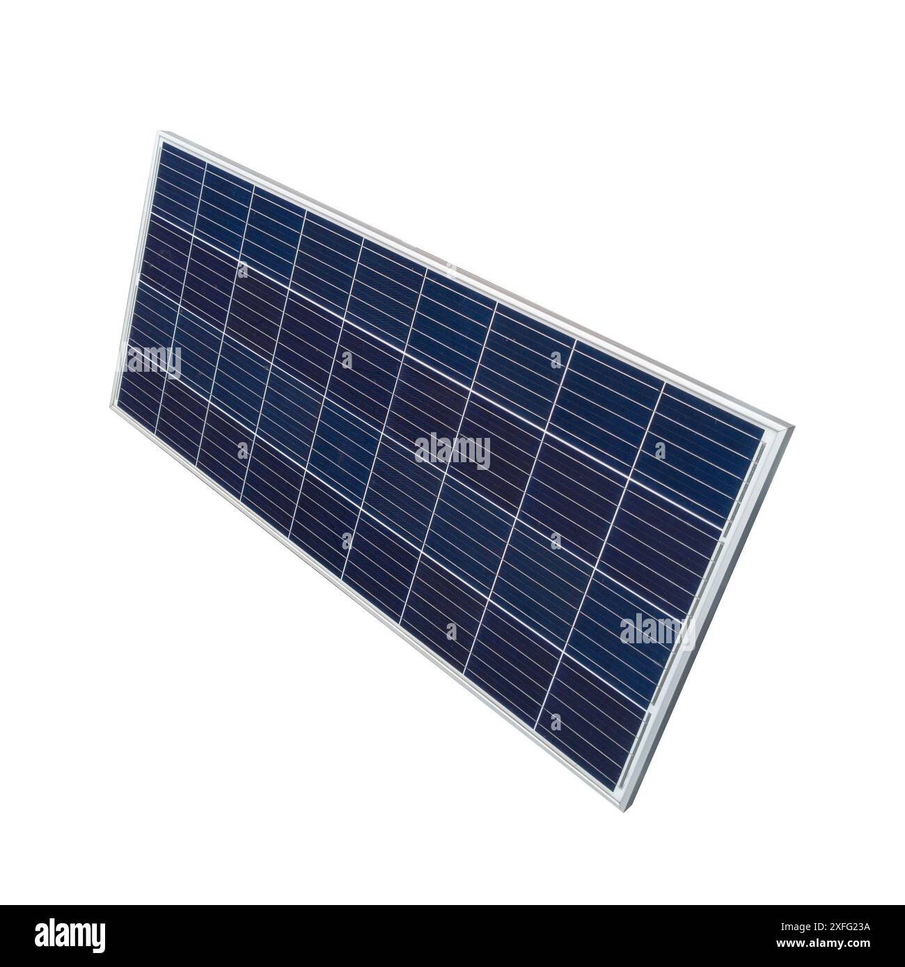 High-Efficiency Solar Panel on White Background Stock Photo - Alamy