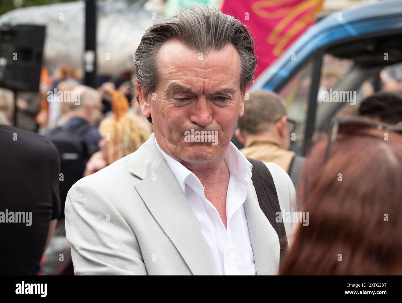 London UK - Jun 22 2024: Envirnomental campaigner, former pop star and ...