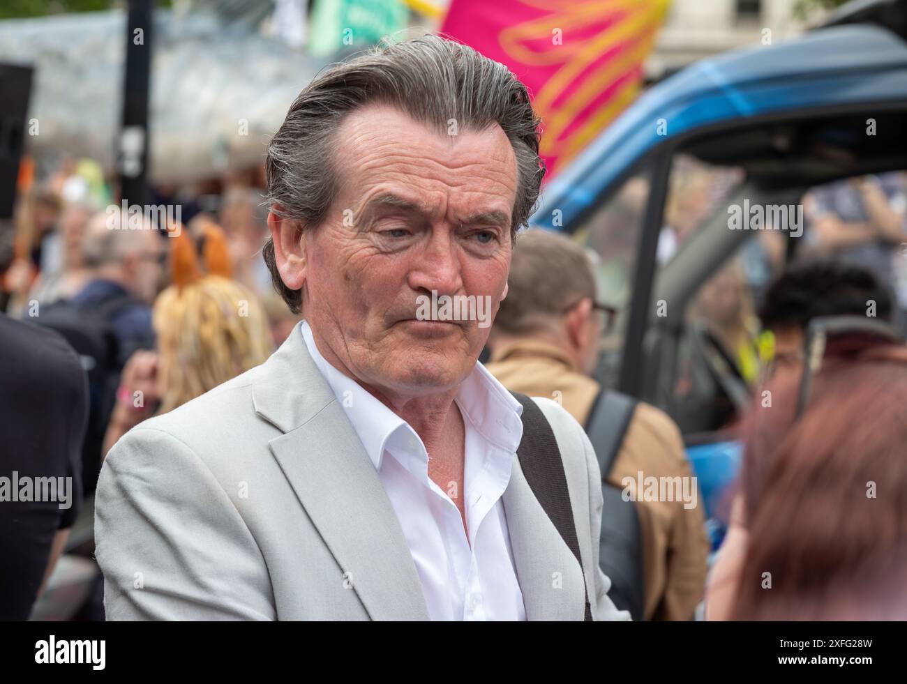 London UK - Jun 22 2024: Envirnomental campaigner, former pop star and ...