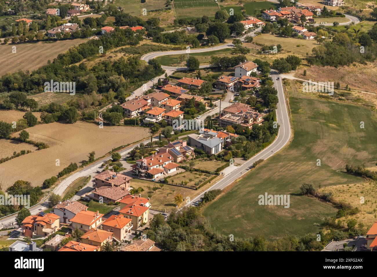 Charming italian village street hi-res stock photography and images - Alamy