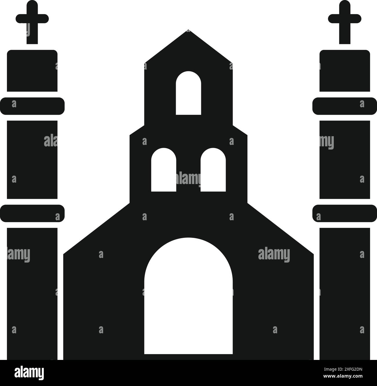 Ornate entrance historic building Stock Vector Images - Alamy