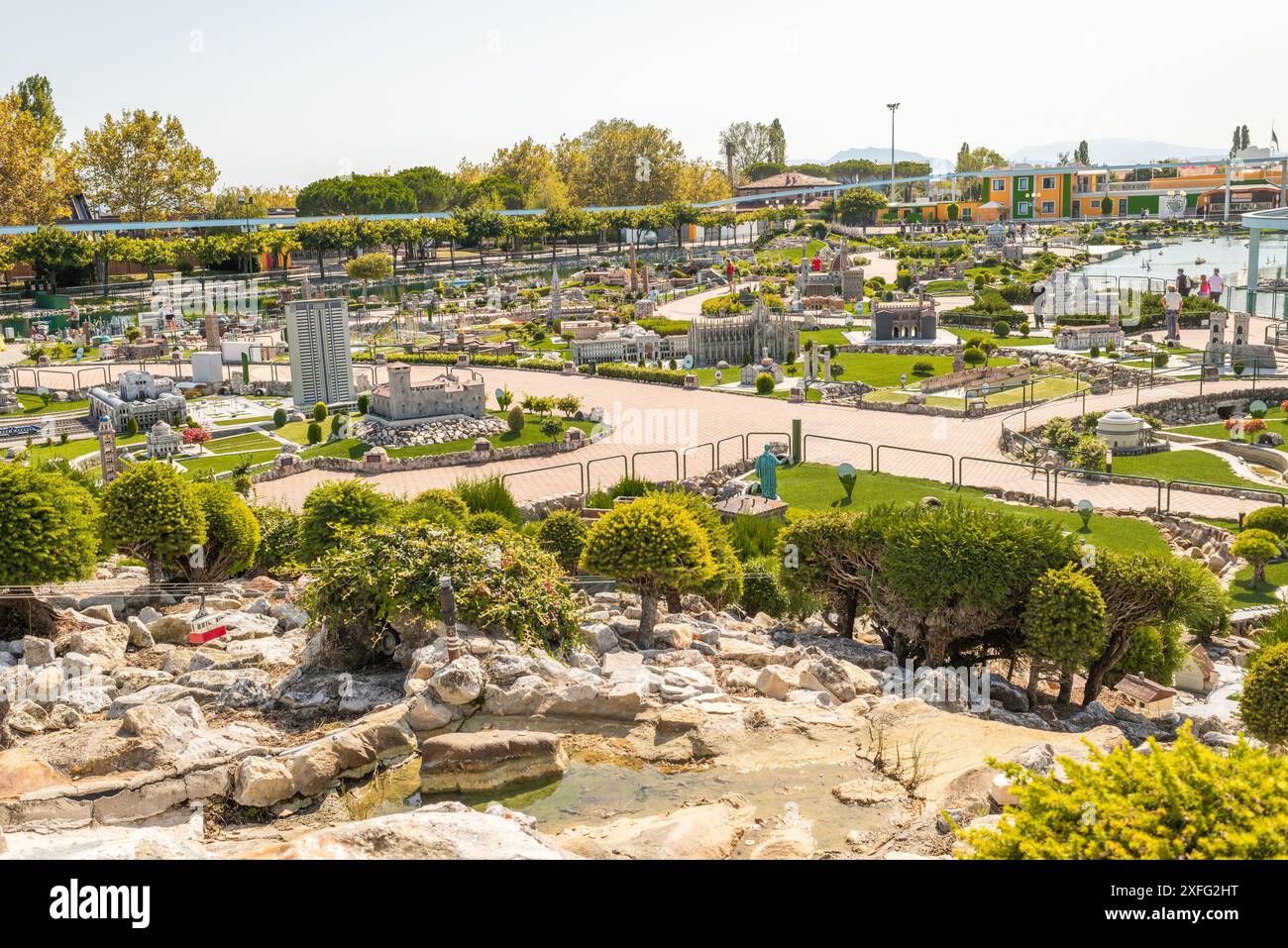 Park Italy in miniature in Rimini Italy Stock Photo - Alamy