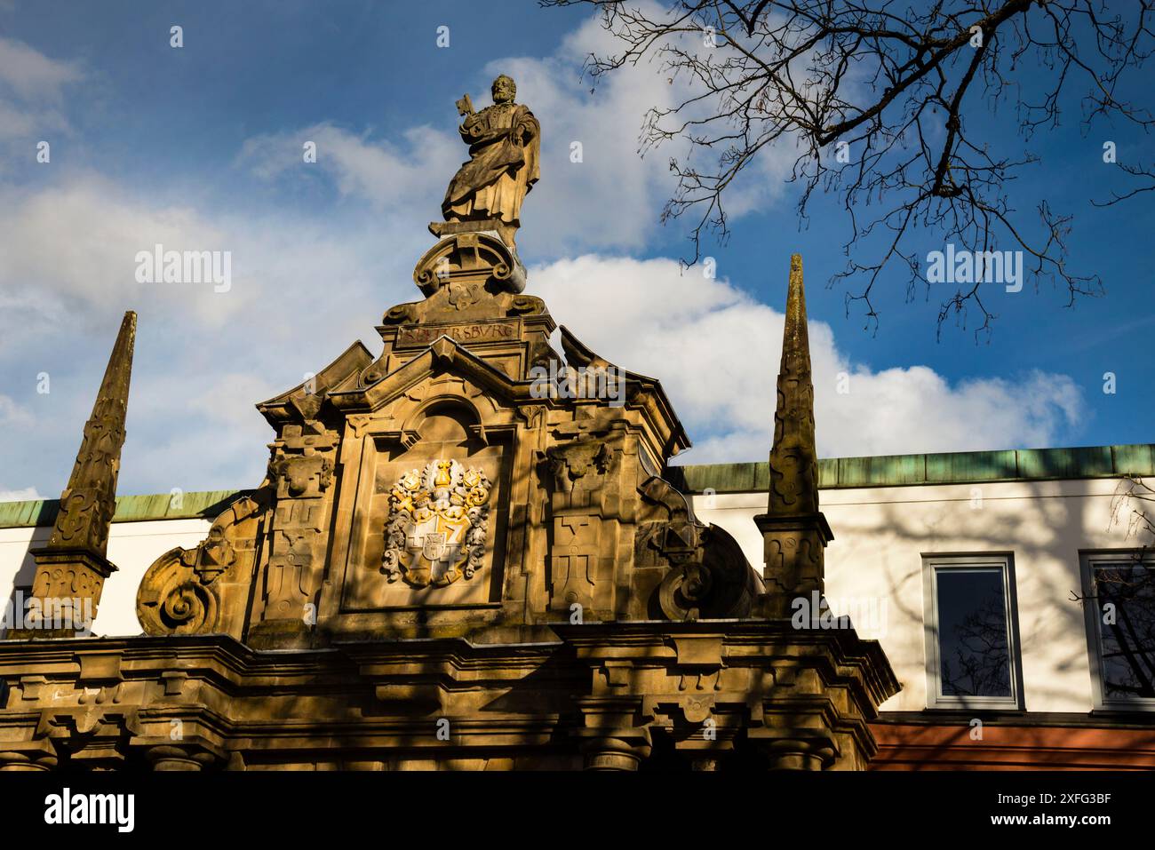 German Renaissance Petersburg Portal monumental gate in Trier, Germany ...