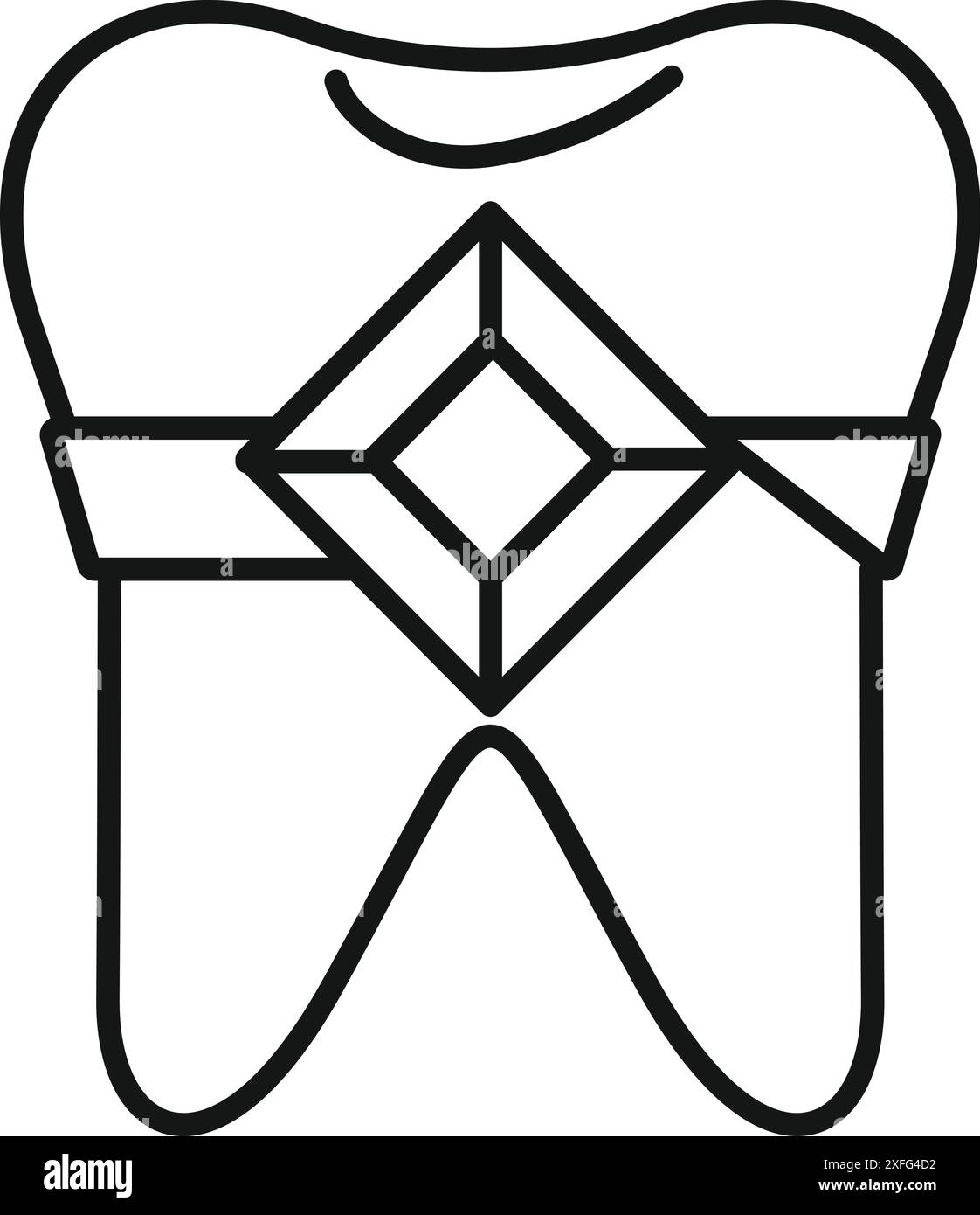 Tooth Outline Grill