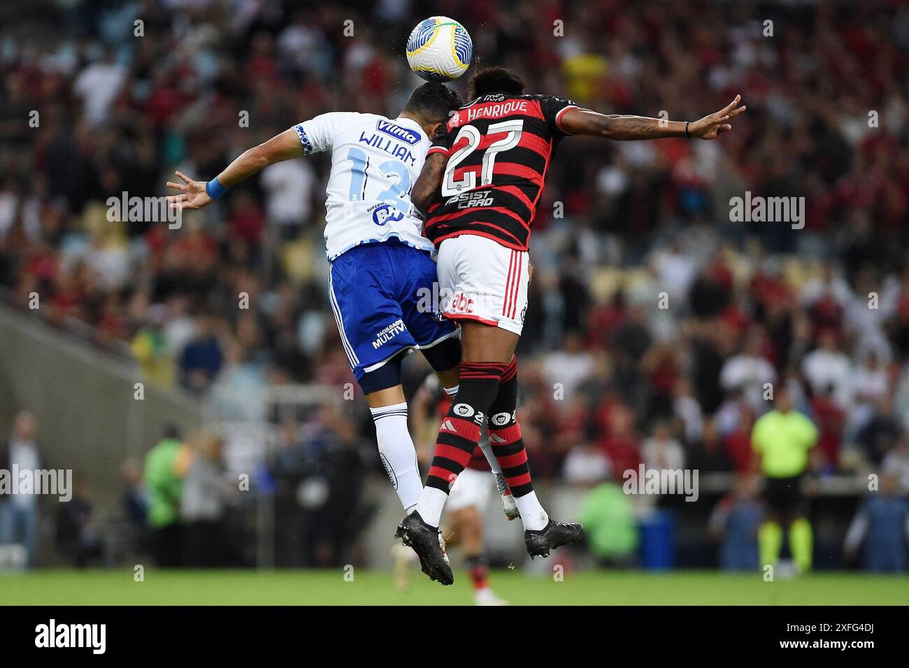 Rio de Janeiro, Brazil, June 30, 2024. Football match between the teams ...