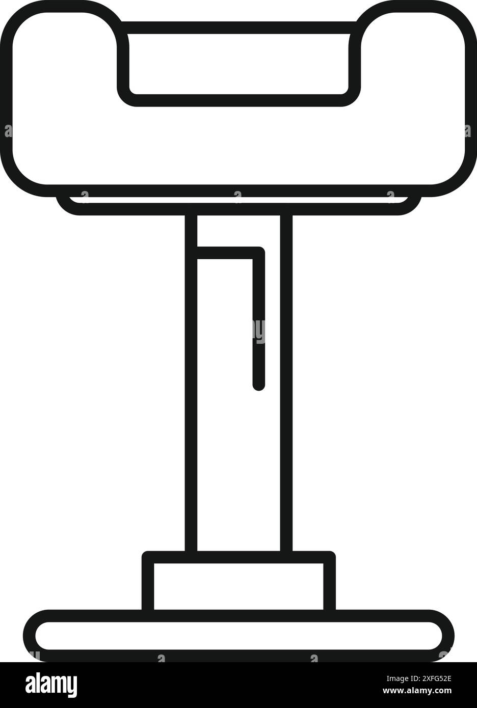 Line drawing of an electric chair representing the controversial topic ...