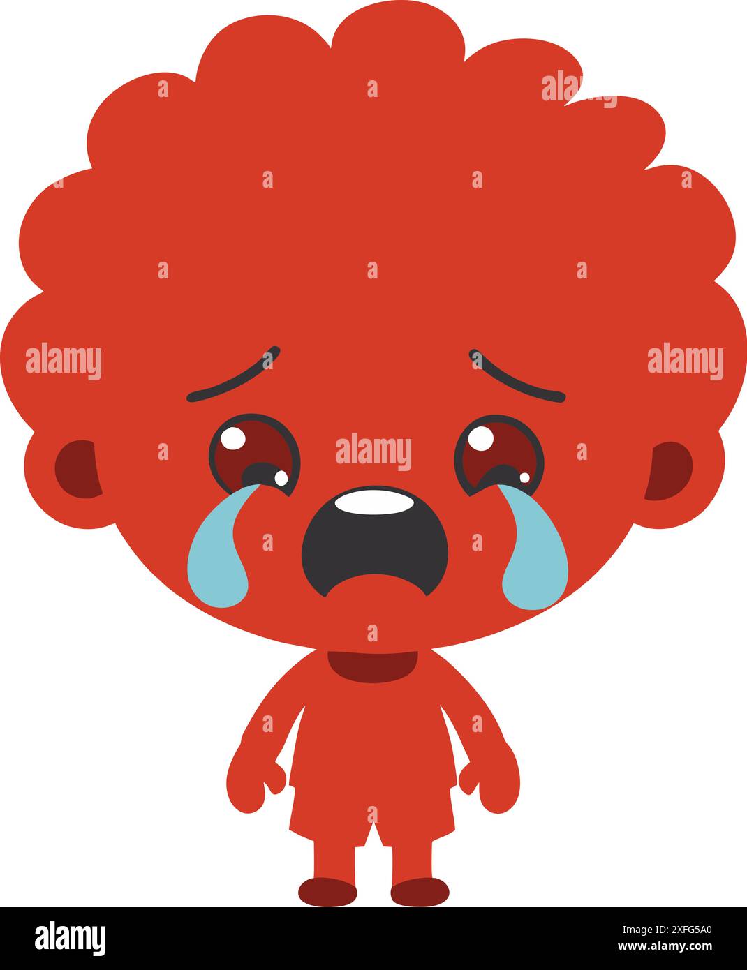 Cartoon emotional face hi-res stock photography and images - Alamy