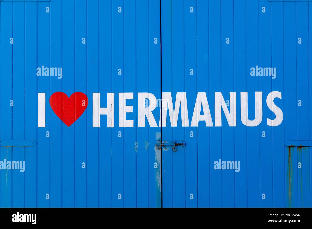 I Love Hermanus Signage, Hermanus, Western Cape Province, South Africa ...