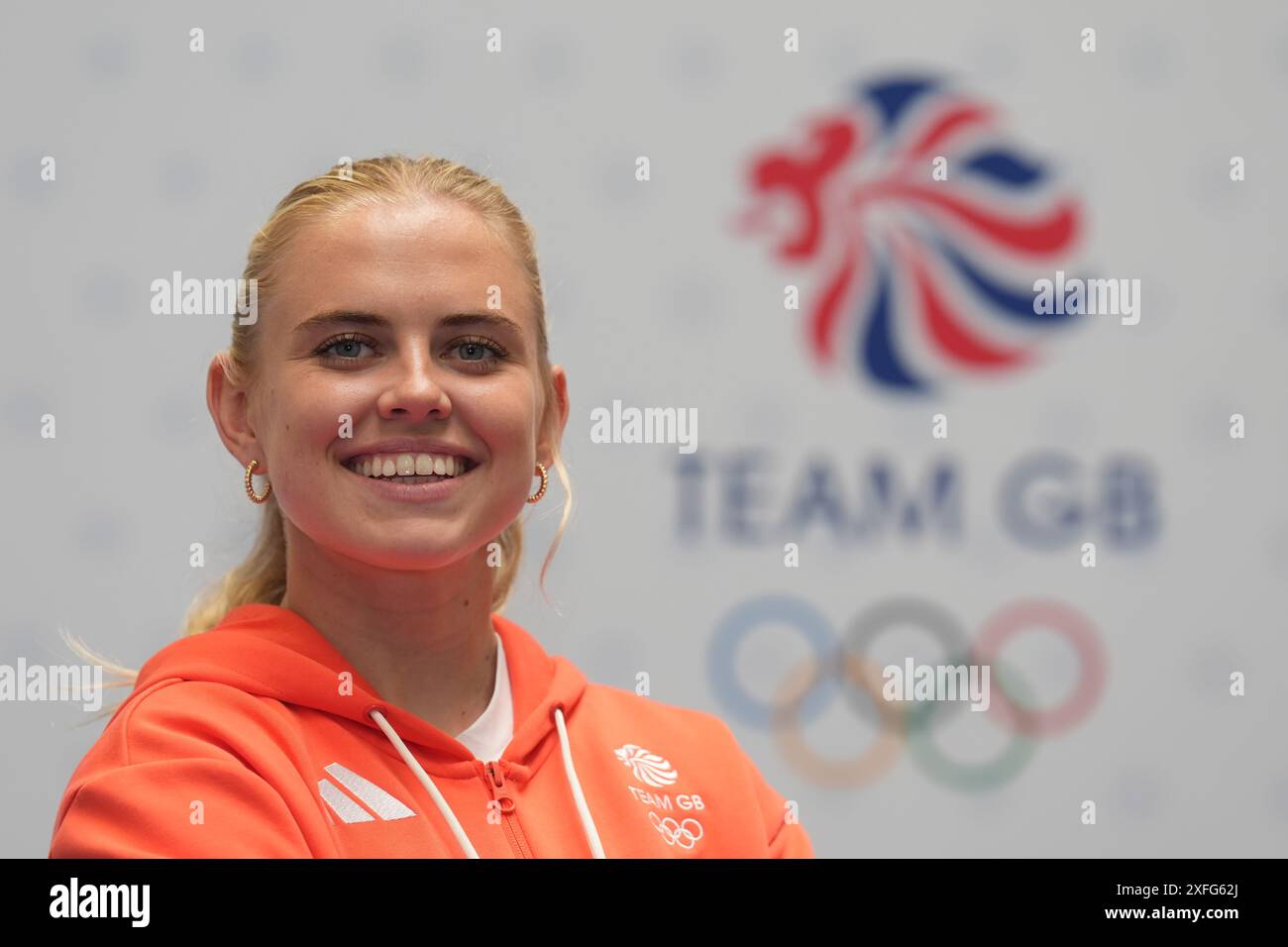 Grace Crompton during a Team GB kitting out session for the Paris ...