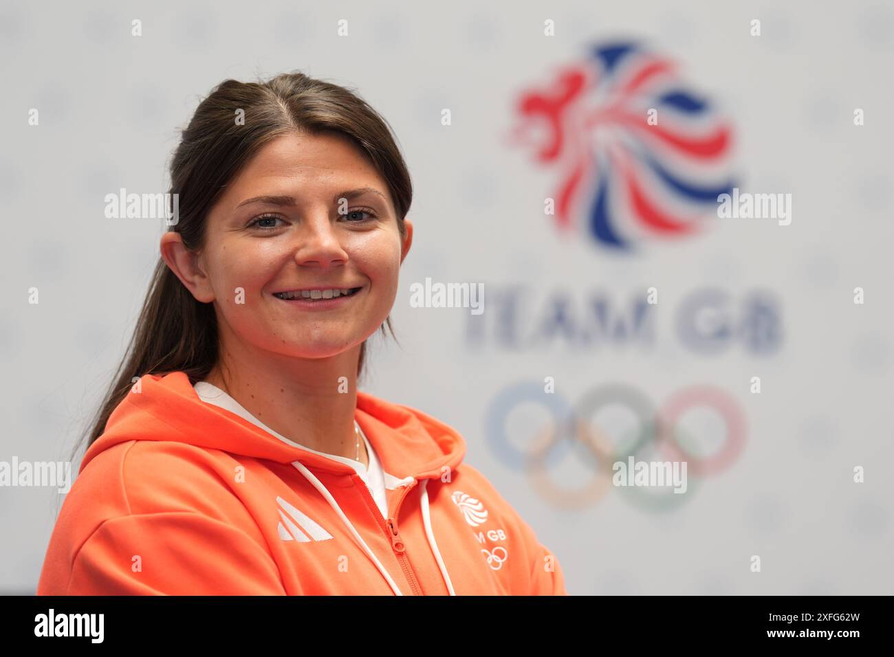 Lisa Thomson during a Team GB kitting out session for the Paris ...