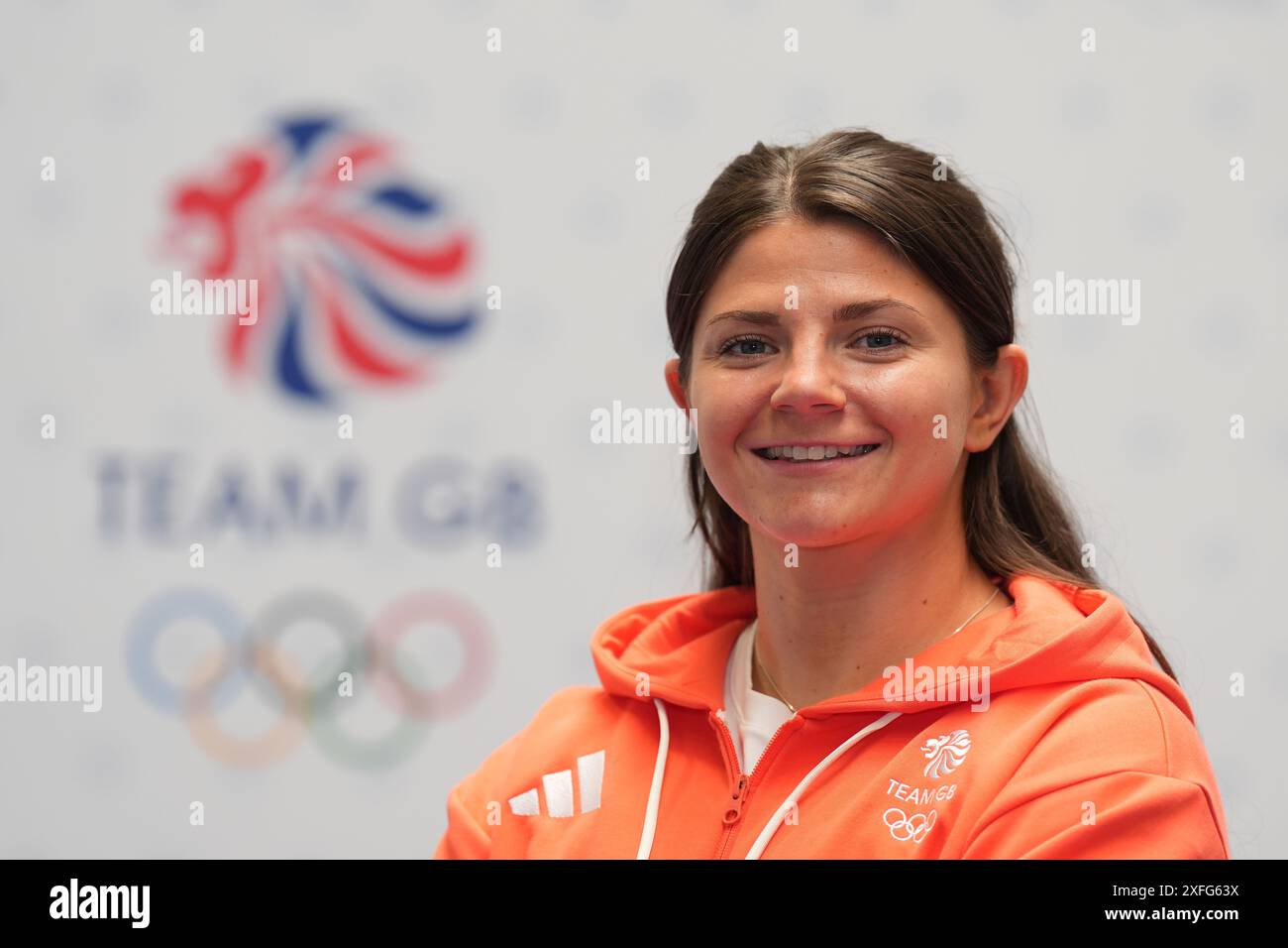 Lisa Thomson during a Team GB kitting out session for the Paris ...