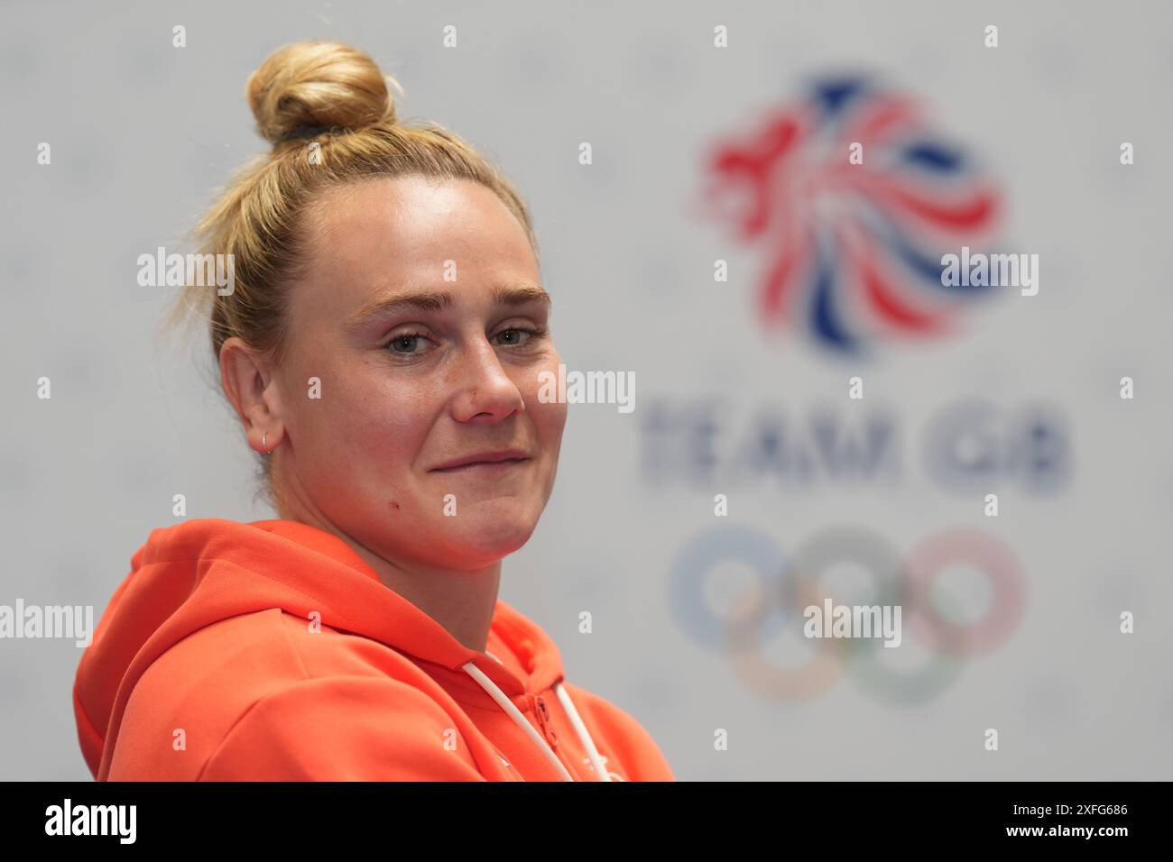 Isla Norman-Bell during a Team GB kitting out session for the Paris ...