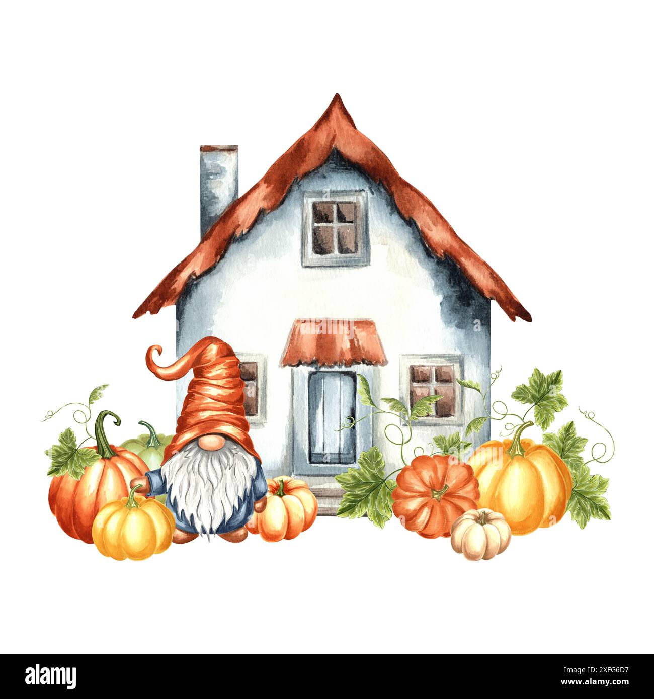 Village house vegetable garden Cut Out Stock Images & Pictures - Alamy
