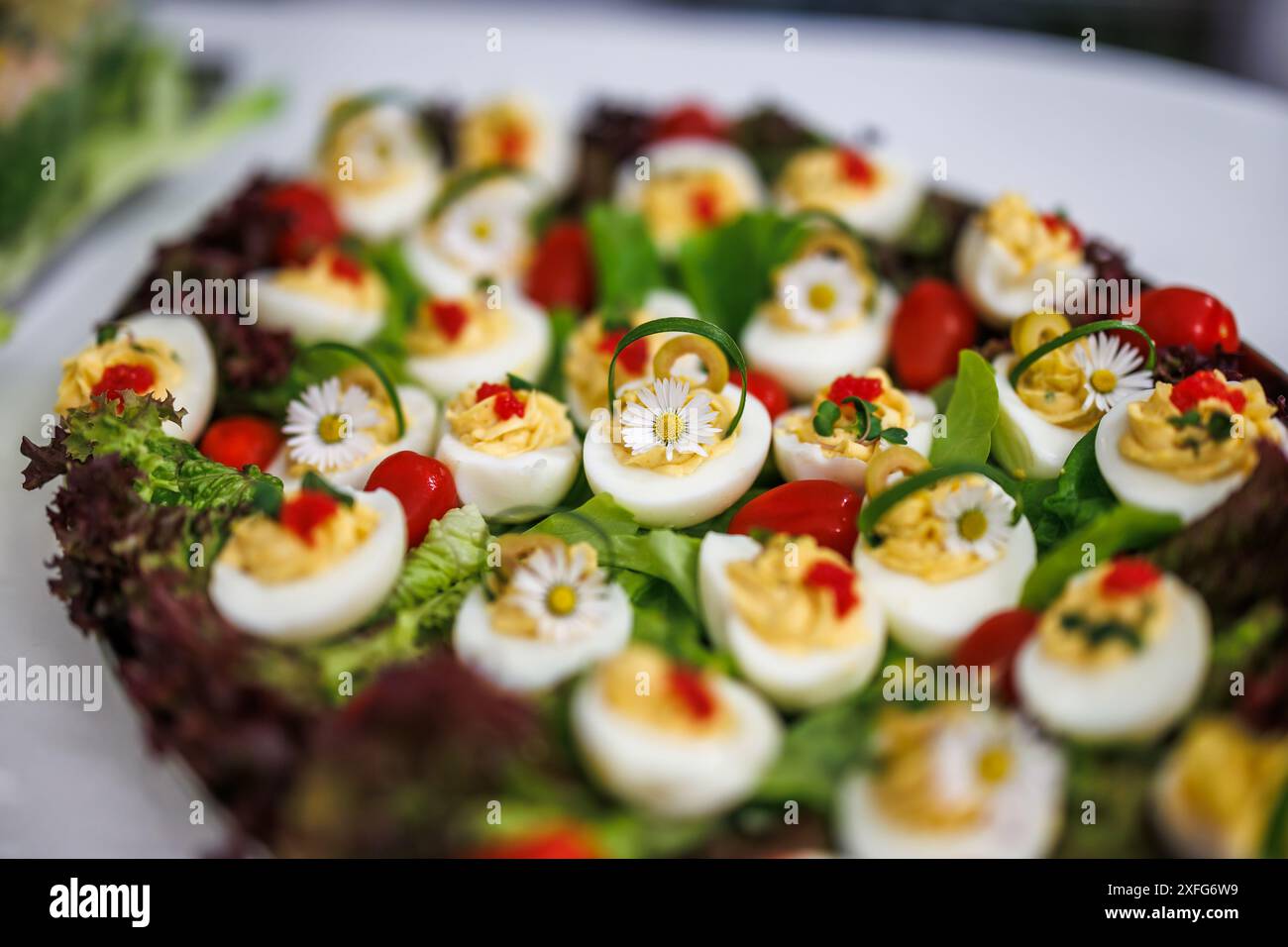 Buffet boiled egg hi-res stock photography and images - Alamy