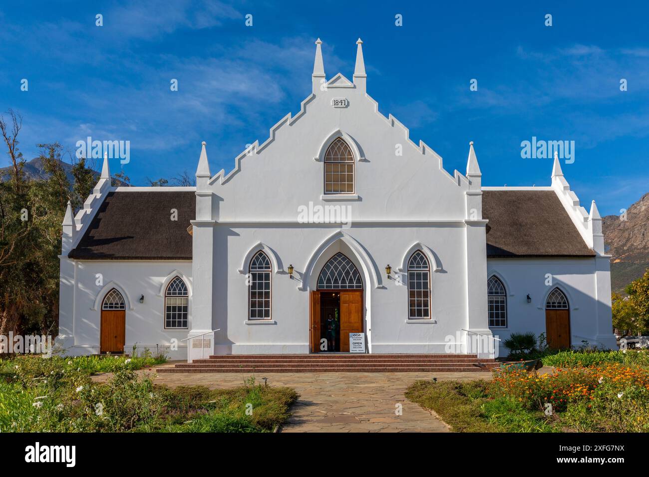 Dutch Reformed Church, Franschhoek, Western Cape, South Africa, Africa ...