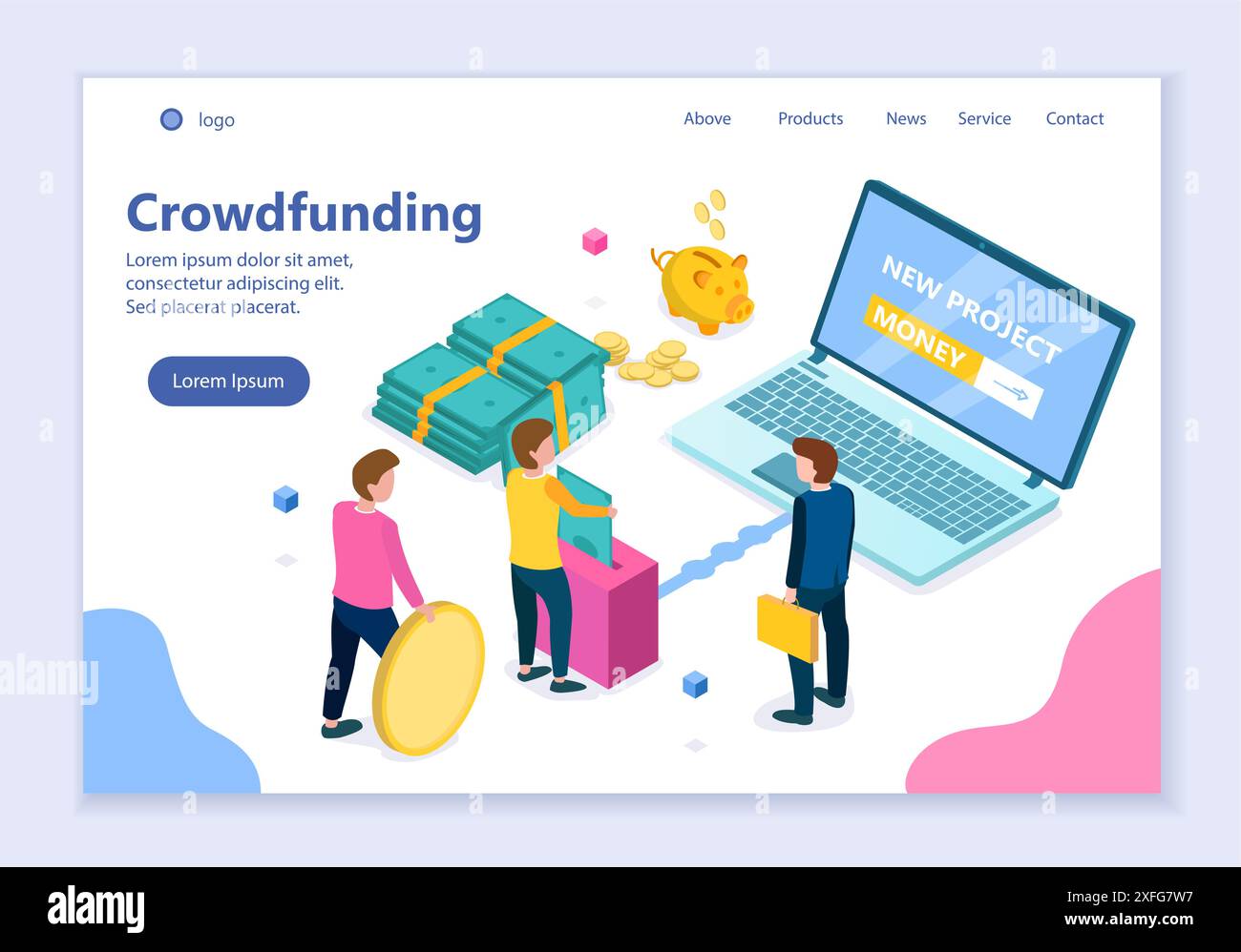 Crowdfunding infographic hi-res stock photography and images - Alamy