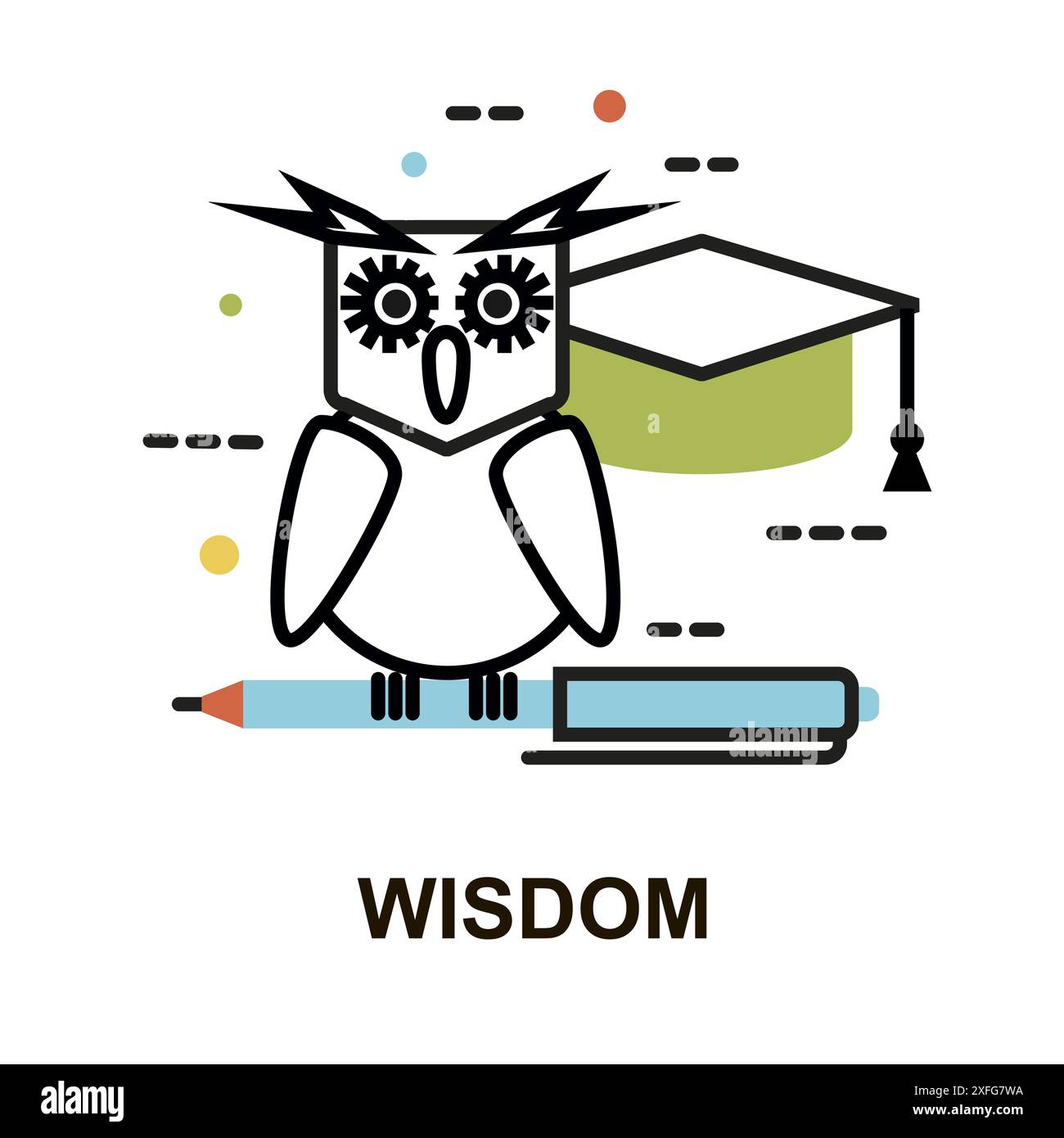 Owl research Stock Vector Images - Alamy