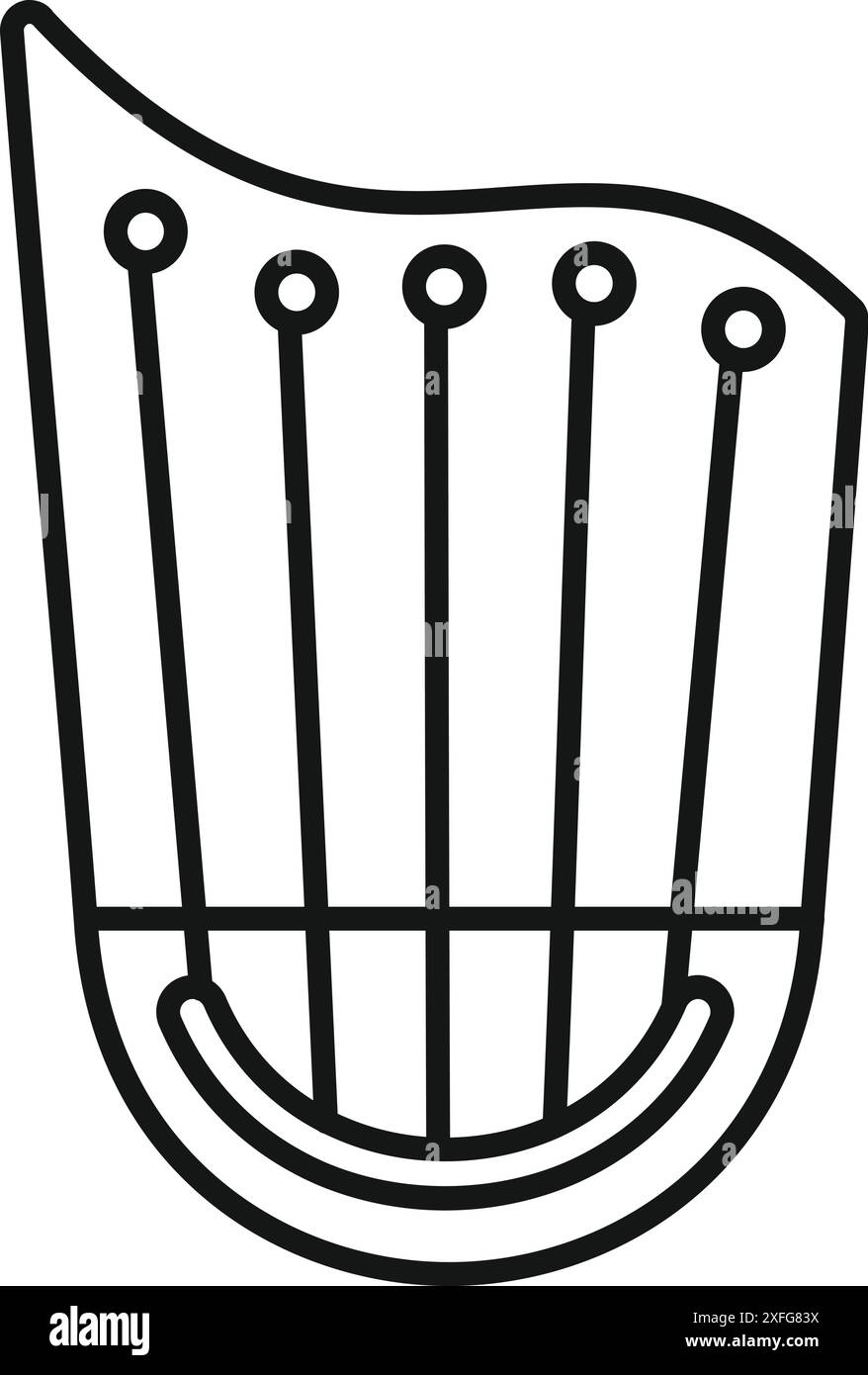 Plucking an instrument Stock Vector Images - Alamy