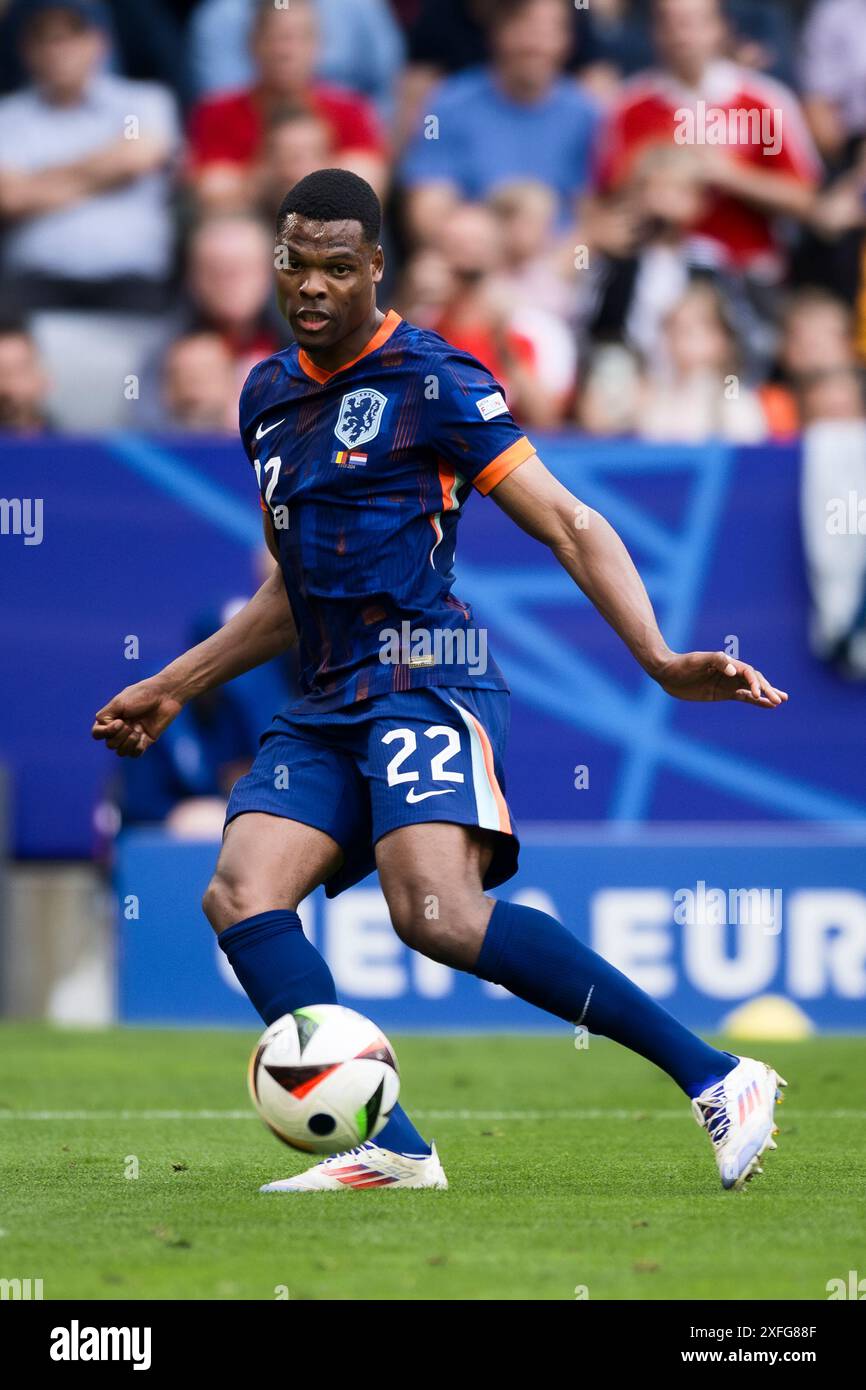 Munich, Germany. 2 July 2024. Denzel Dumfries of Netherlands in action ...
