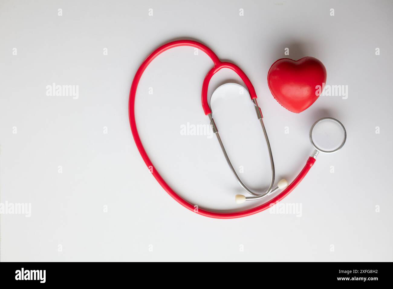 Doctors use stethoscope to listen patient heartbeat to find faults in ...