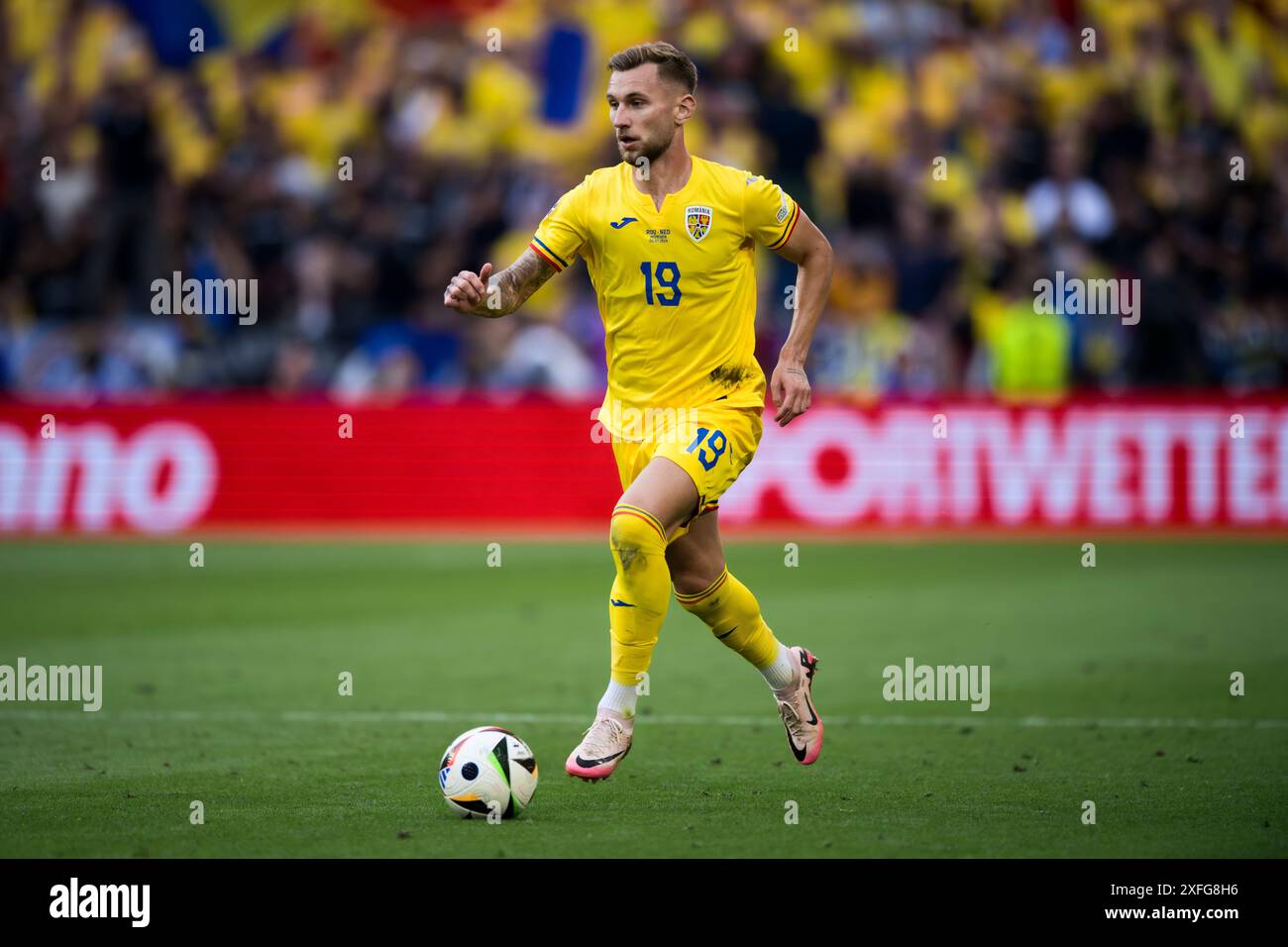 Munich, Germany. 2 July 2024. Denis Dragus of Romania in action during ...