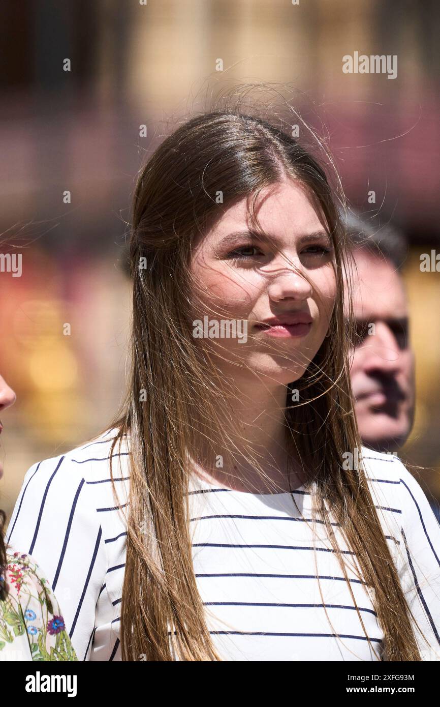 Zaragoza. Spain. 20240703, Princess Sofia attends Delivery of Royal ...
