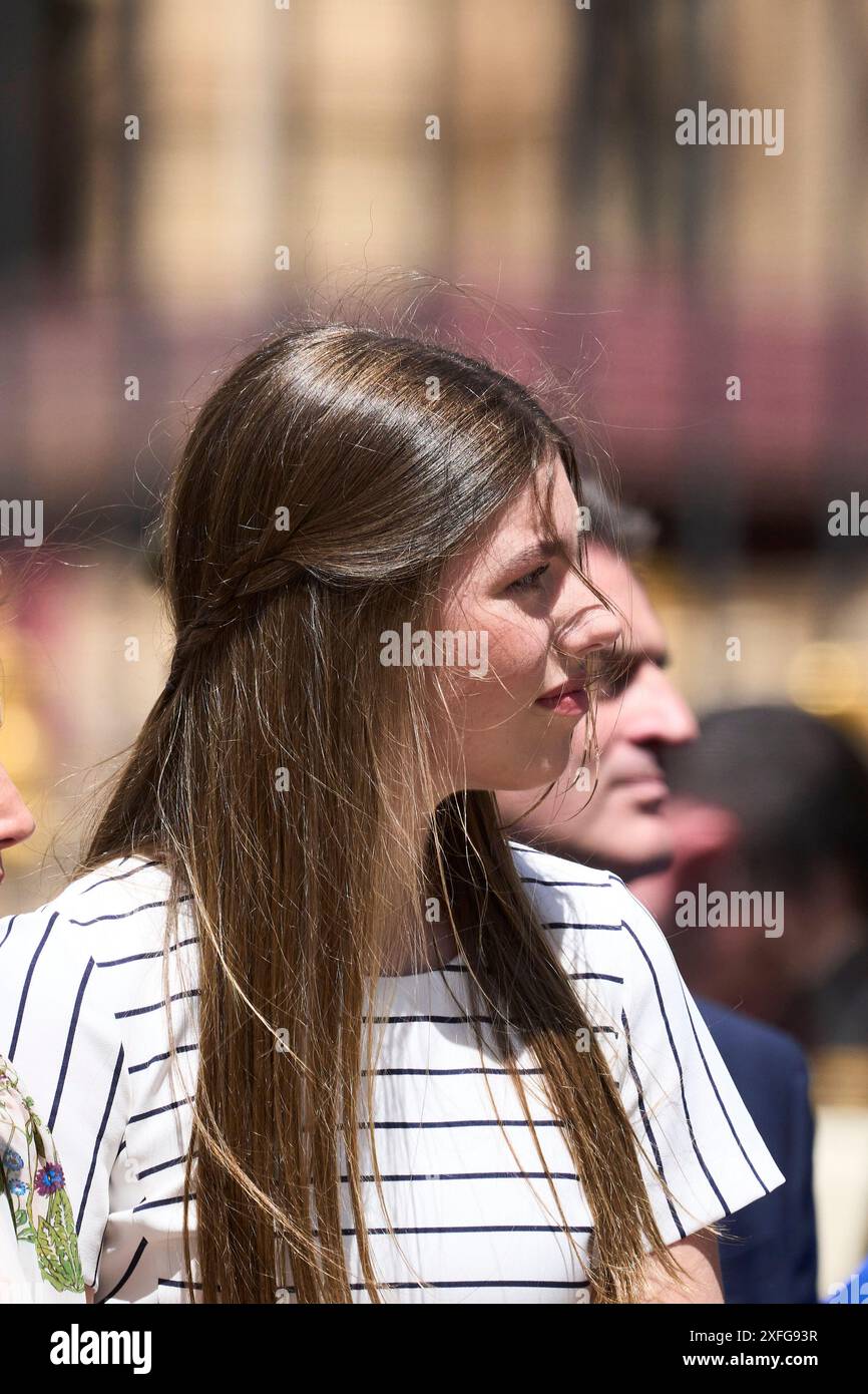 Zaragoza. Spain. 20240703, Princess Sofia attends Delivery of Royal ...