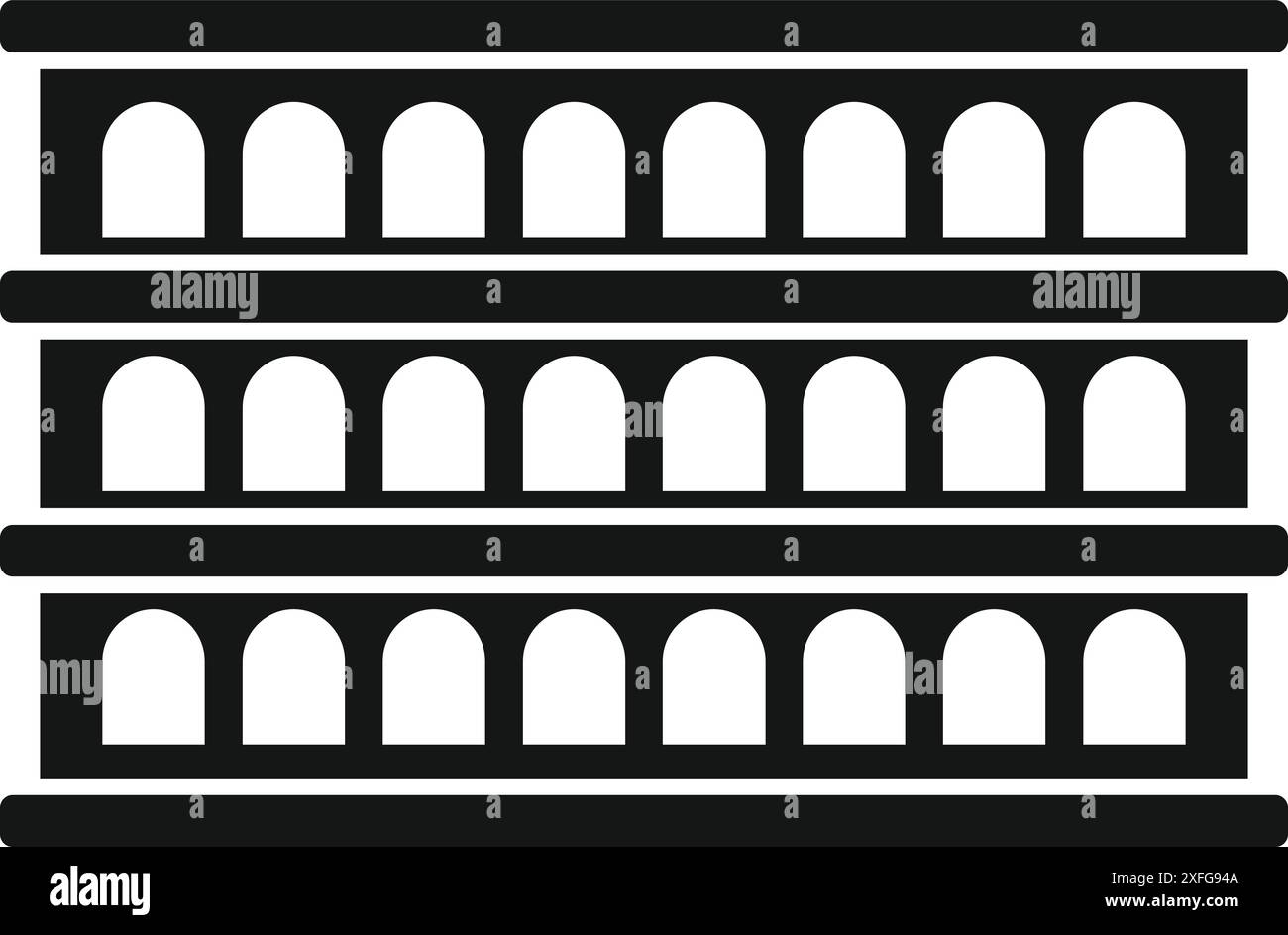 Building facade windows rome Cut Out Stock Images & Pictures - Alamy