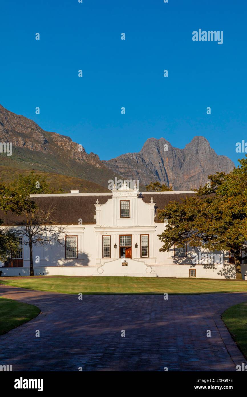 Lanzerac Wine Estate, Stellenbosch, Western Cape Province, South Africa ...