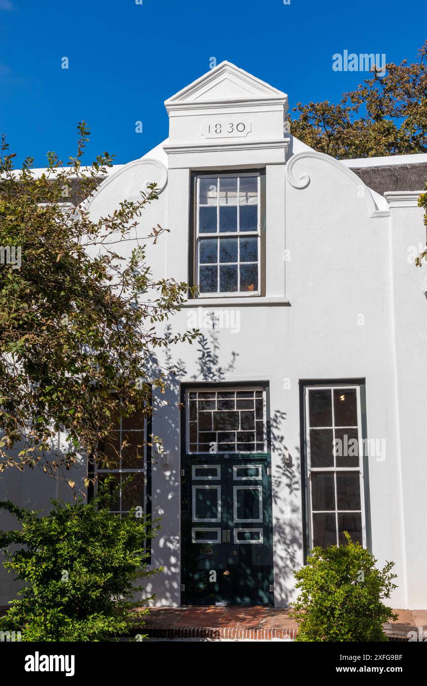 Cape Dutch Style House, Stellenbosch, Western Cape Province, South ...