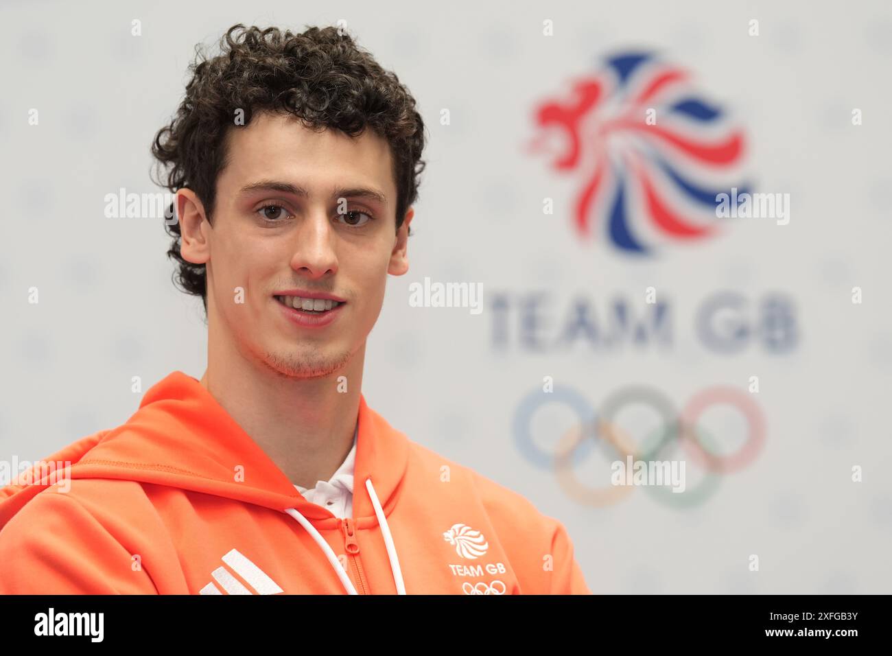 Hamish McArthur during a Team GB kitting out session for the Paris ...