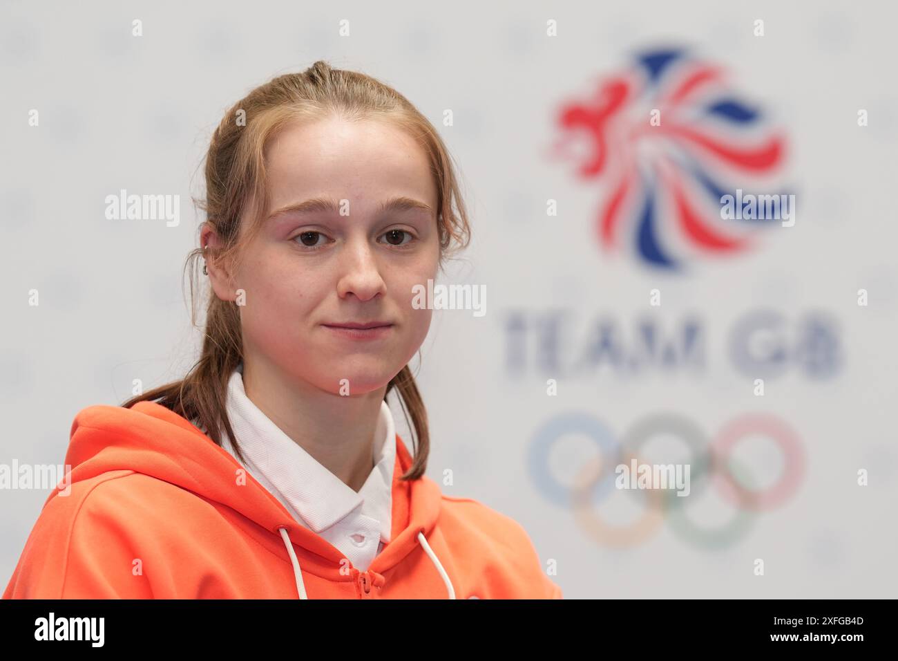 Erin McNiece during a Team GB kitting out session for the Paris ...
