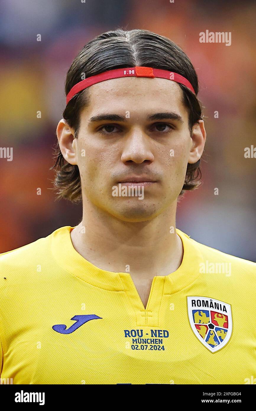 Munich, Germany. 2nd July, 2024. Ianis Hagi (ROU) Football/Soccer ...