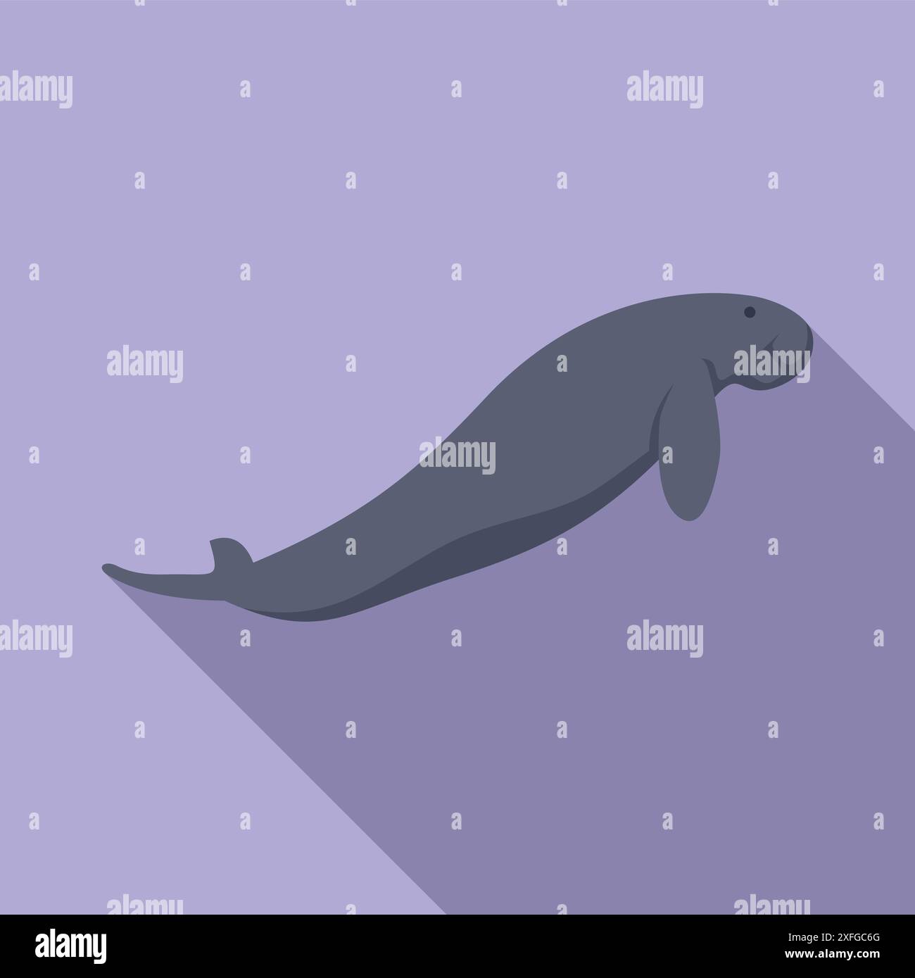 Dugong conservation Stock Vector Images - Alamy