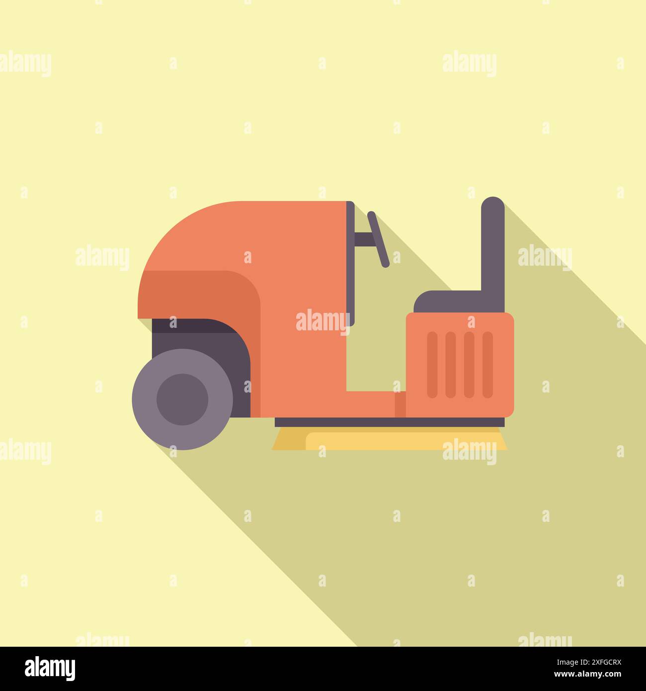 Cleaning machine scrubbing and polishing floor, professional cleaning ...