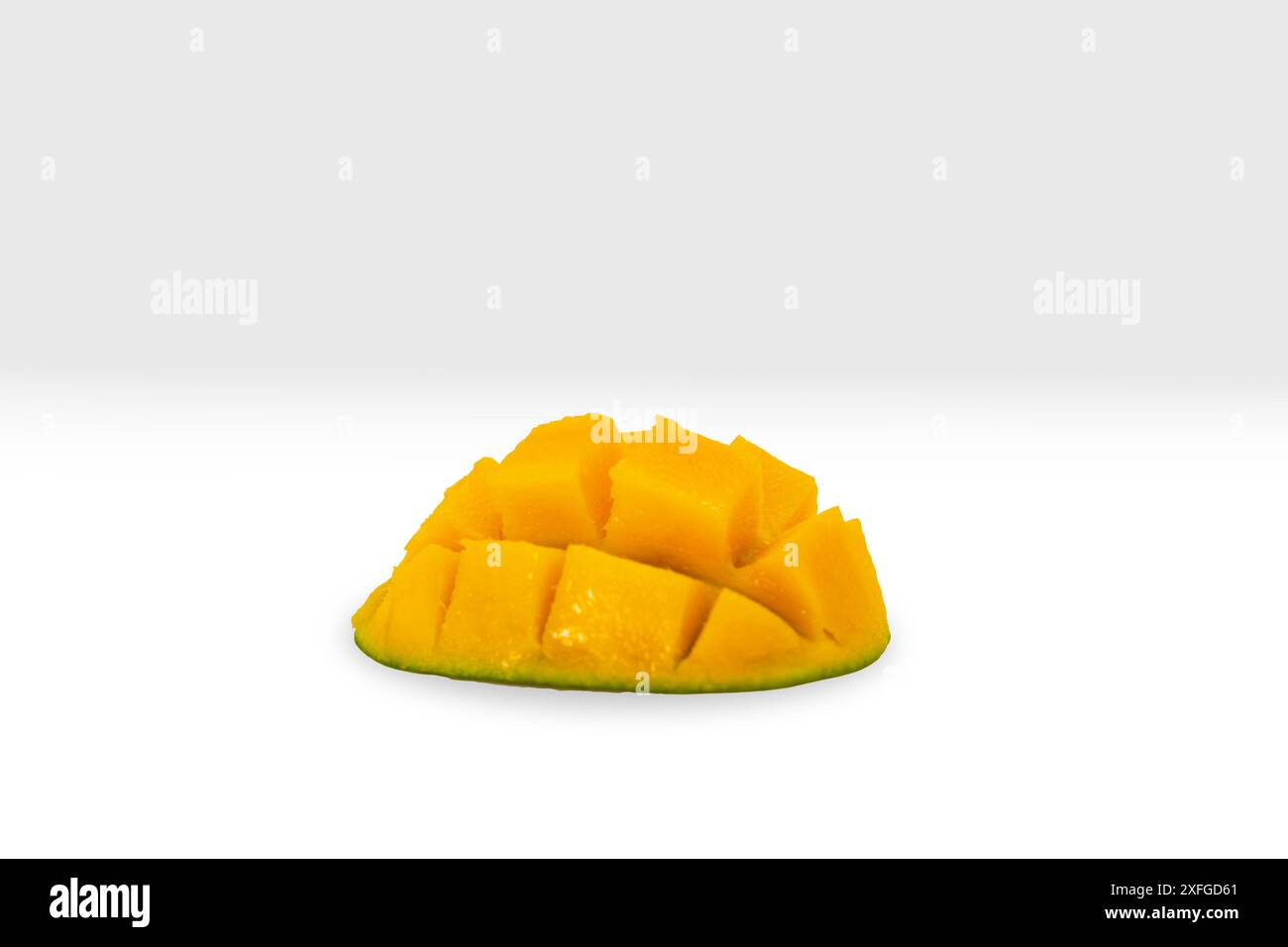 Delicious Looking Green Mangoes Chopped Tropical Fruit Cut Slices and ...
