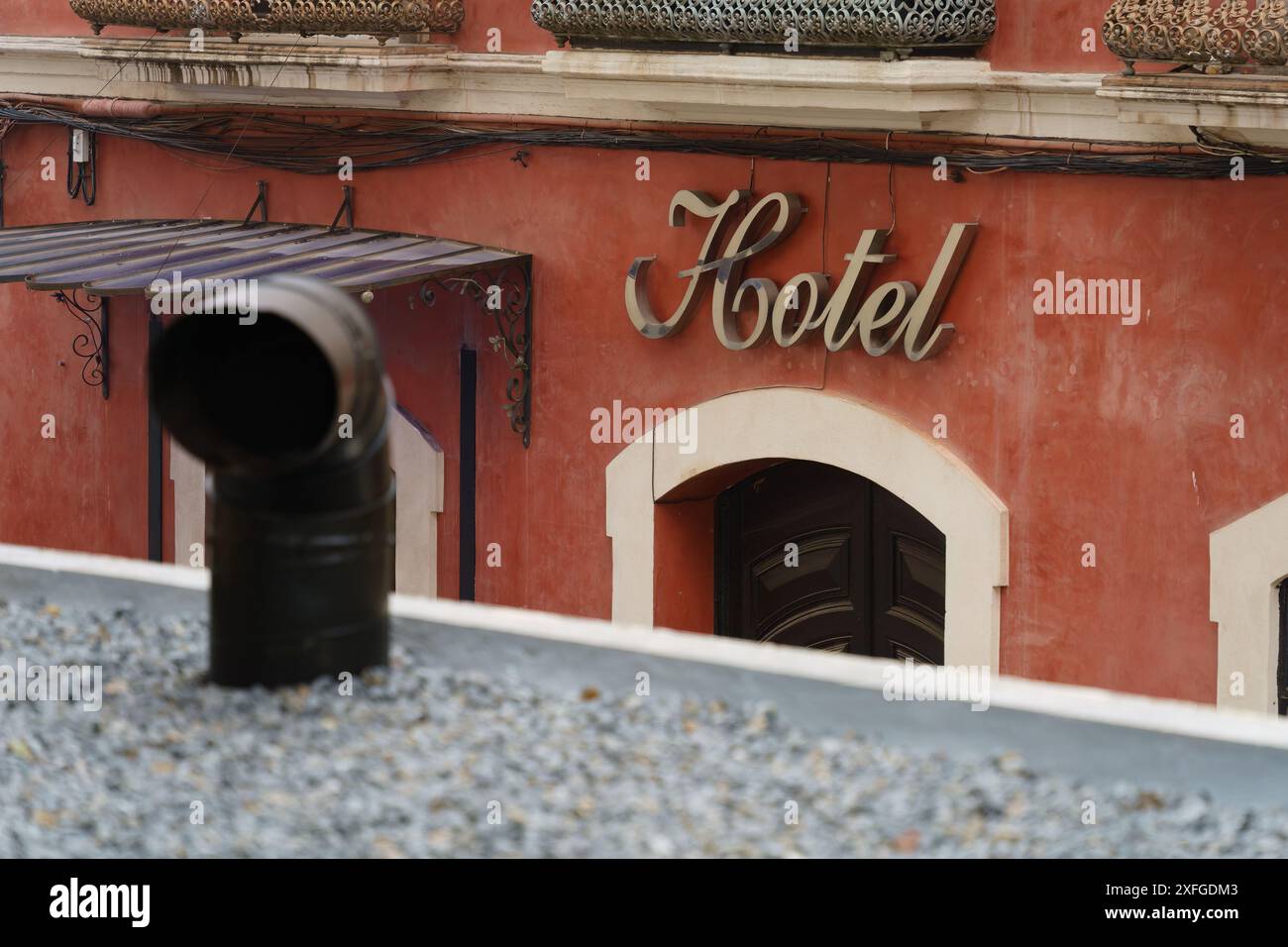 Drain pipe hotel hi-res stock photography and images - Alamy