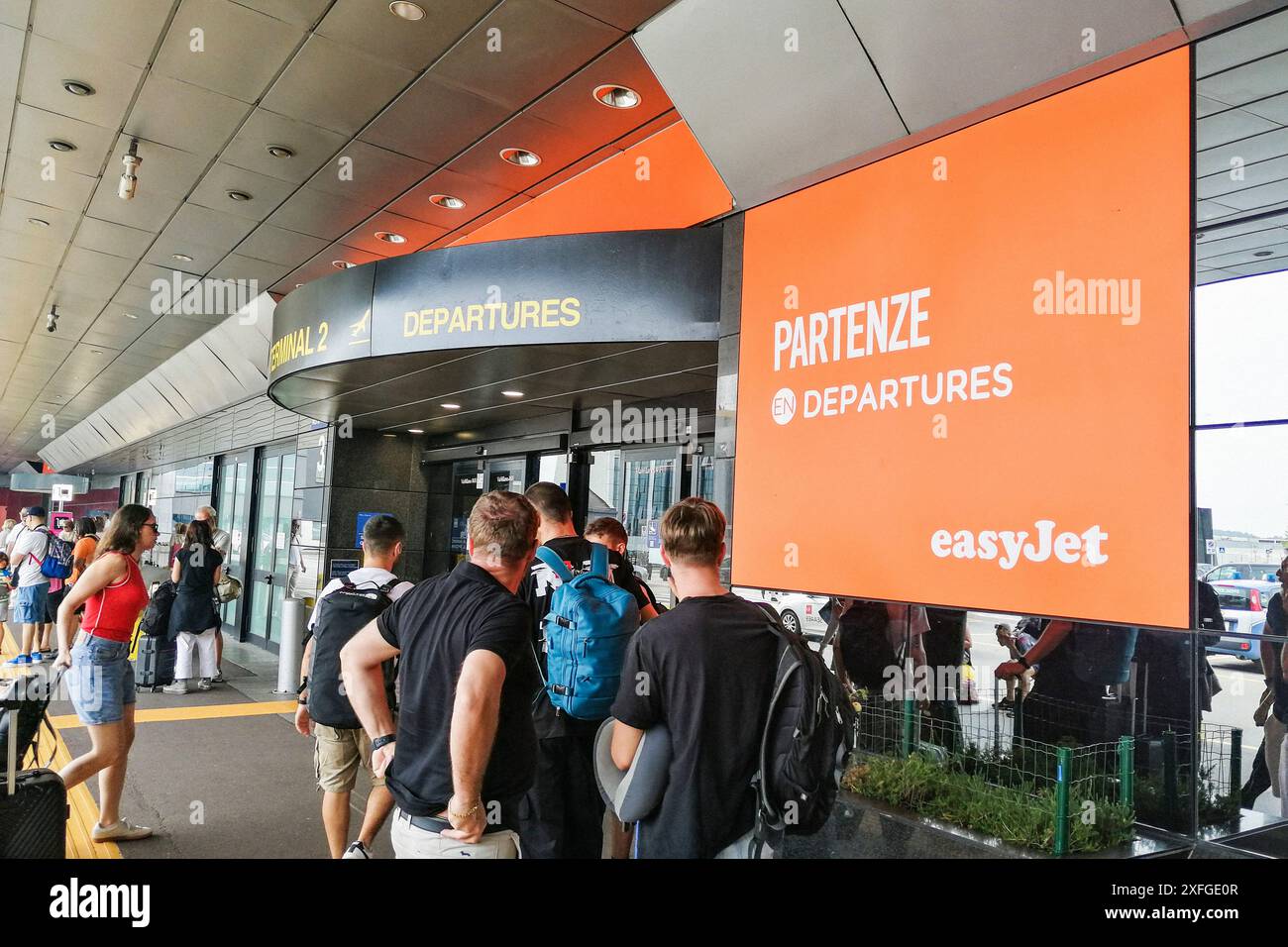 Italy, Milan, Malpensa airport Terminal 2 Stock Photo - Alamy