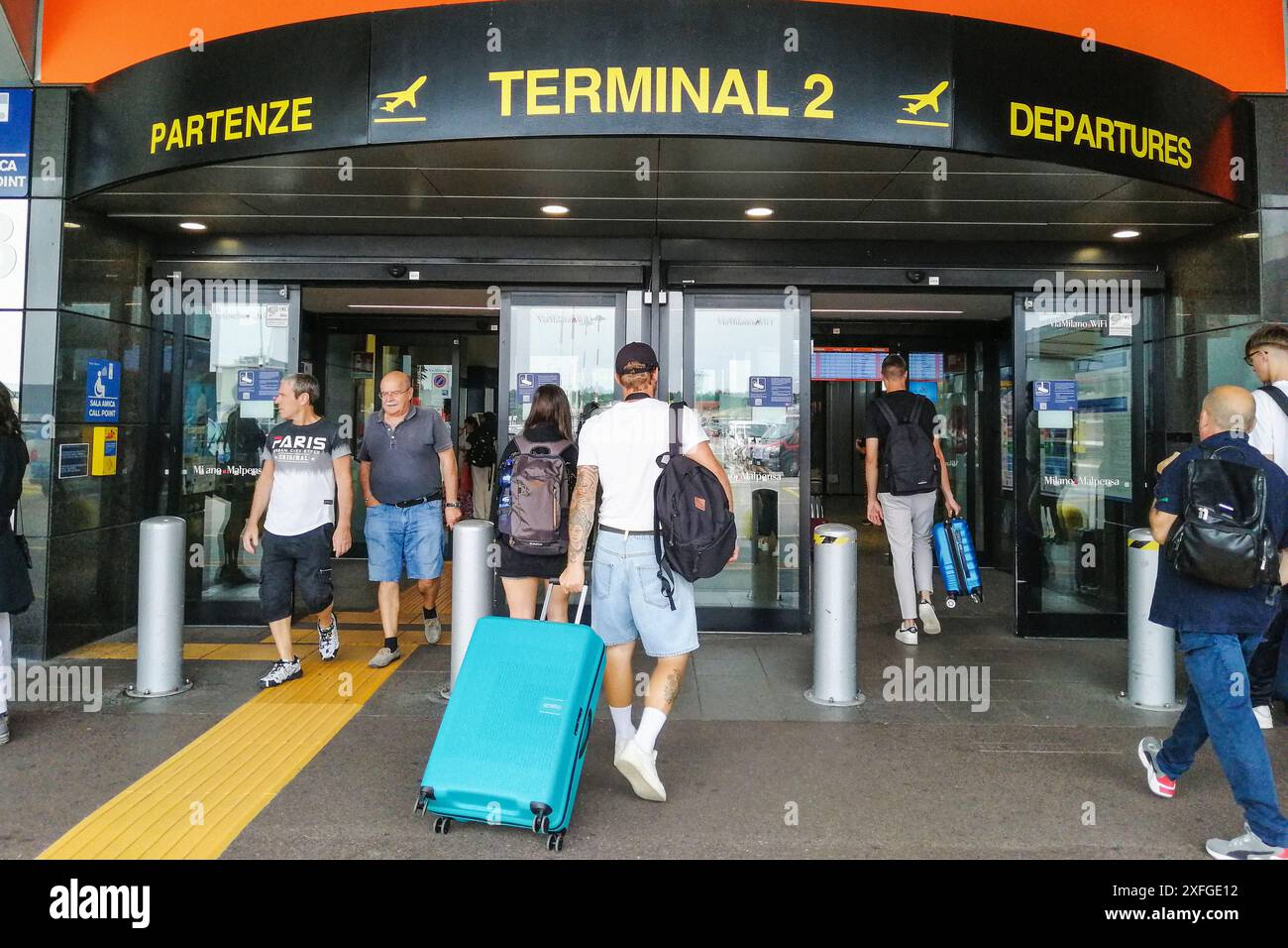 Italy, Milan, Malpensa airport Terminal 2 Stock Photo - Alamy