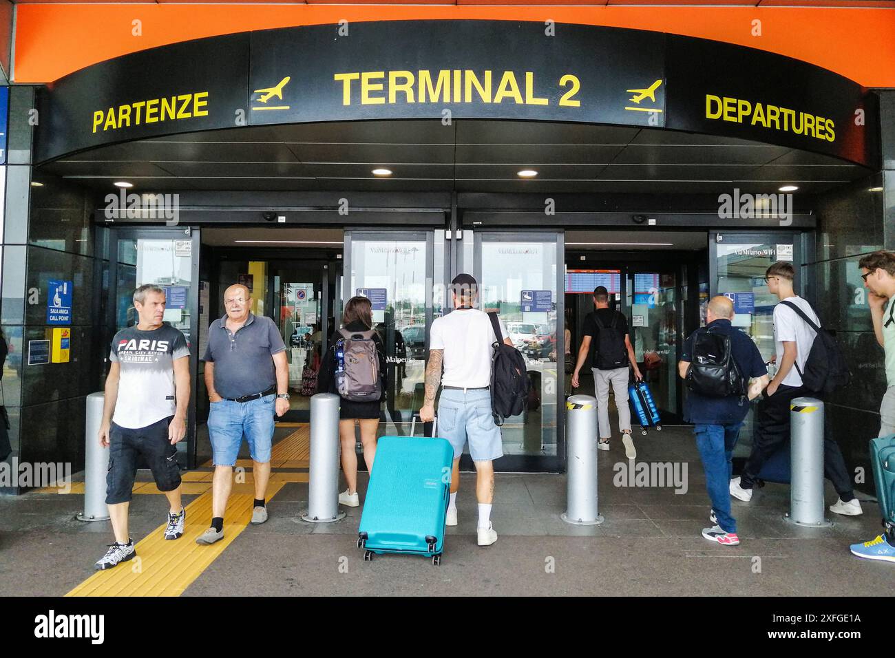 Italy, Milan, Malpensa airport Terminal 2 Stock Photo - Alamy