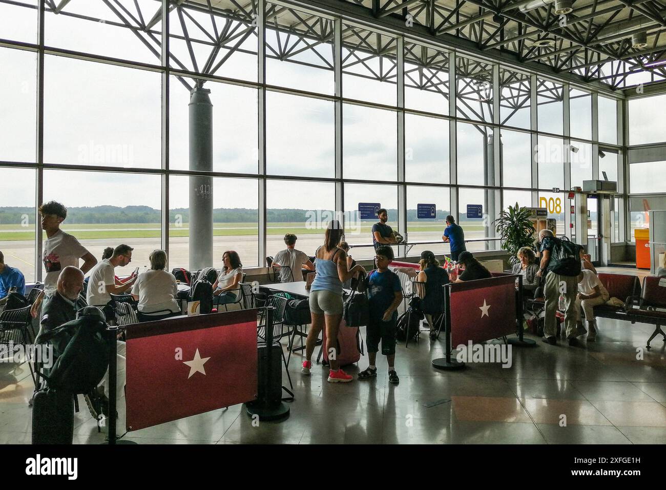 Italy, Milan, Malpensa airport Terminal 2 Stock Photo - Alamy