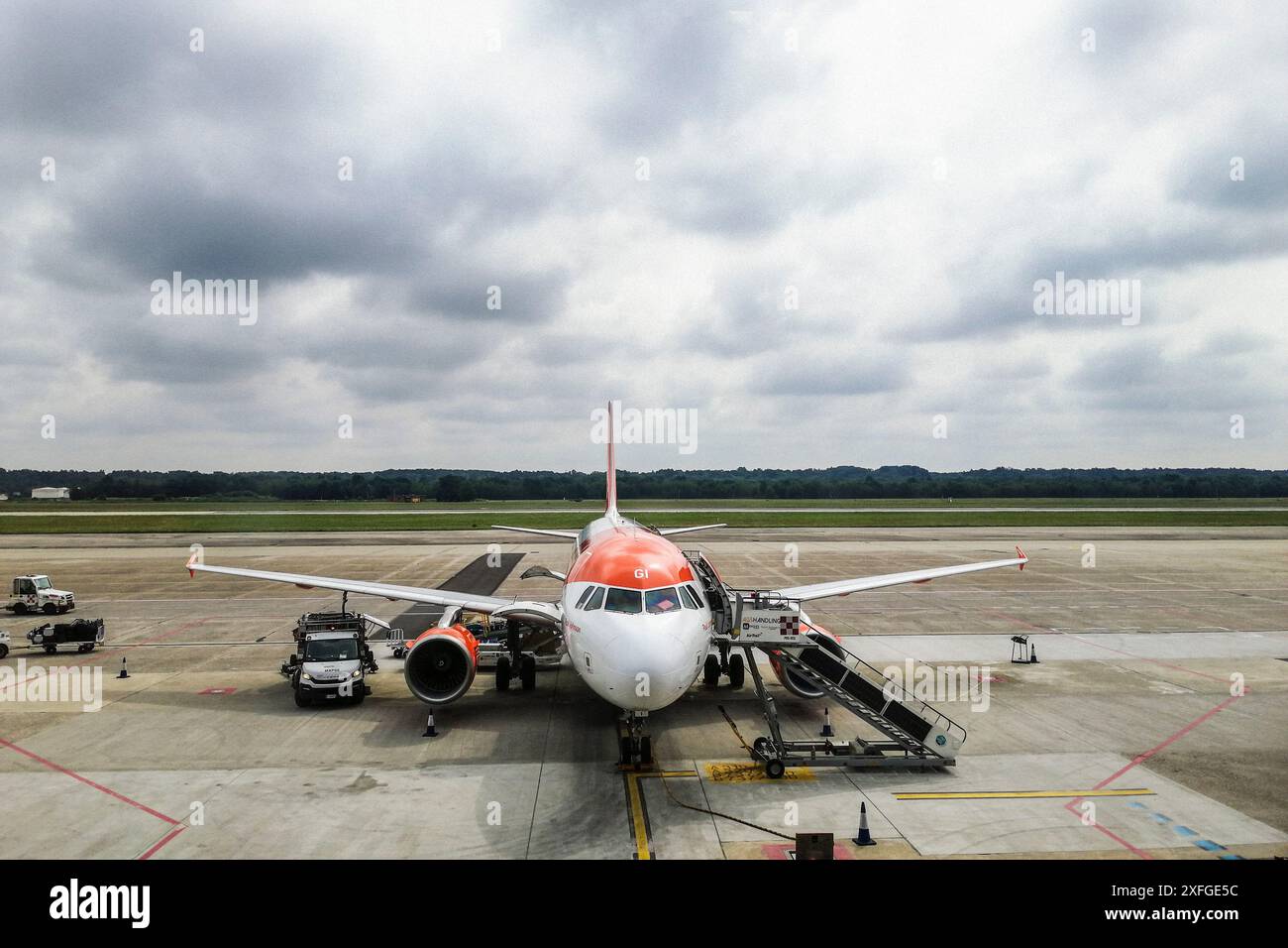Italy, Milan, Malpensa airport Terminal 2 Stock Photo - Alamy