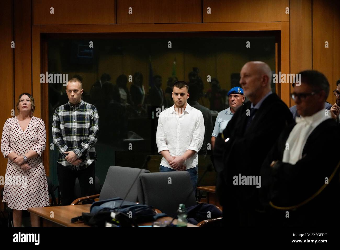 Finnegan Lee Elder, second from left, and Gabriel Natale Hjorth, third ...