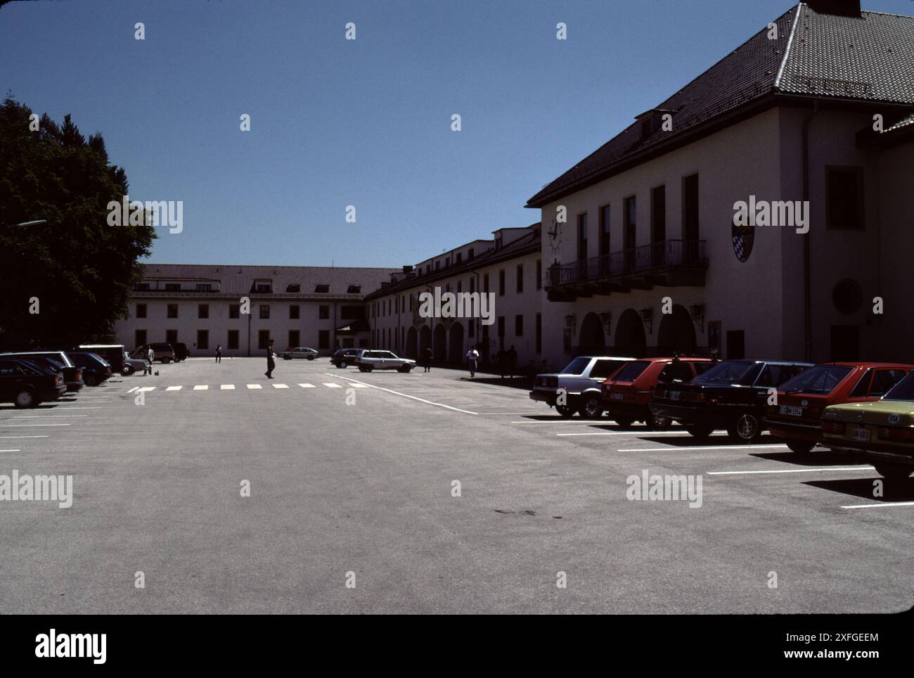 Bad Toelz, Germany. 6/1990. Flint Kaserne. The Schutzstaffel (SS). Bad ...