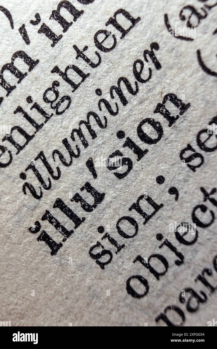 Misconception illusion hi-res stock photography and images - Alamy