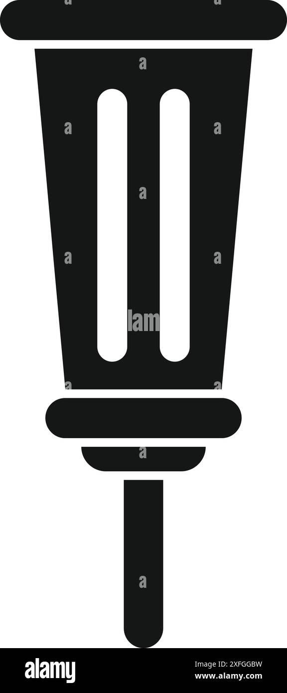 Blacksmith anvil holding hot metal forging icon simple style isolated ...