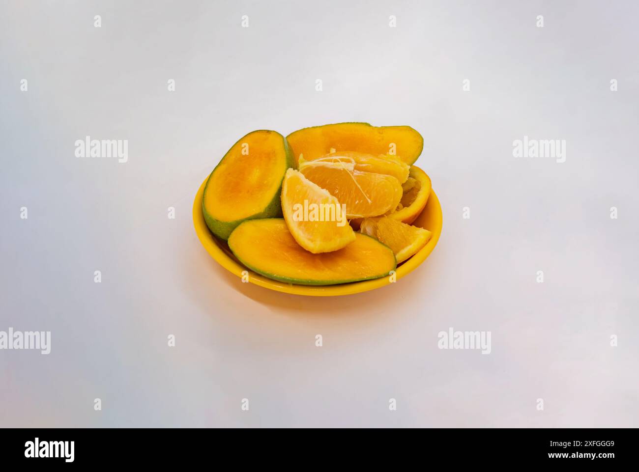 Splash of juice and sweet tropical fruits mango hi-res stock ...