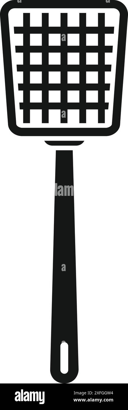 Simple icon of a fly swatter protecting from insects Stock Vector Image & Art - Alamy